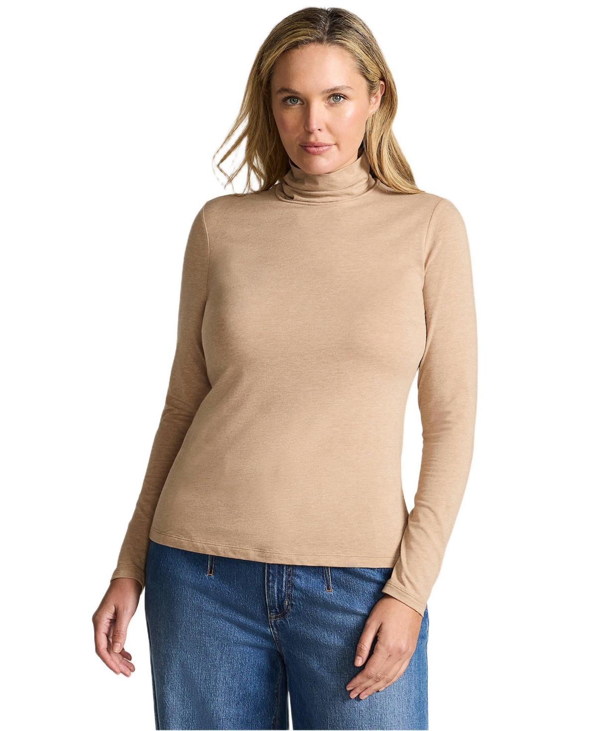 Click here for Lands End Plus Size Lightweight Jersey Skimming Lo... prices