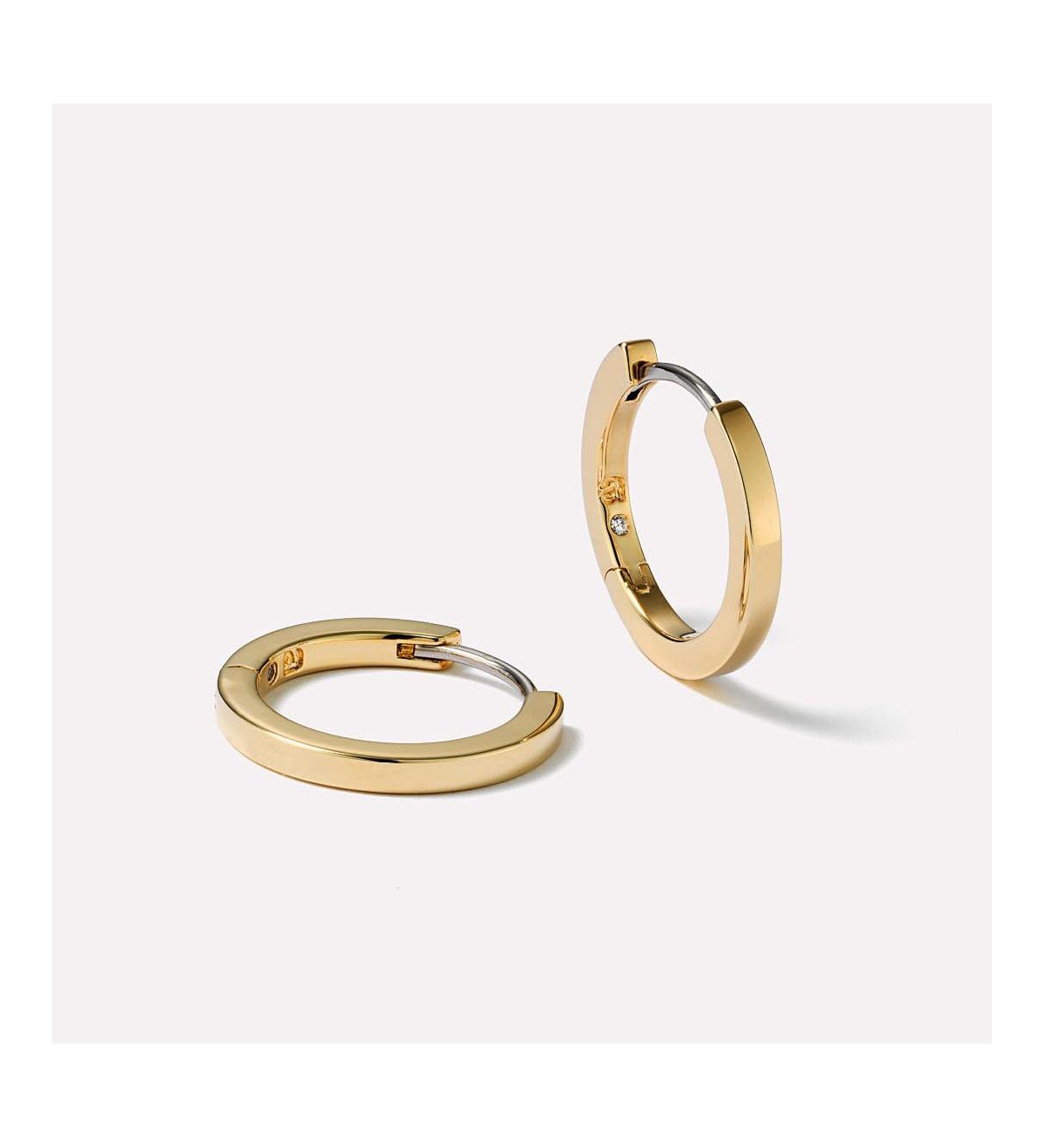 Ana Luisa Gold Huggie Hoop Earrings - Huggie Hoops Small