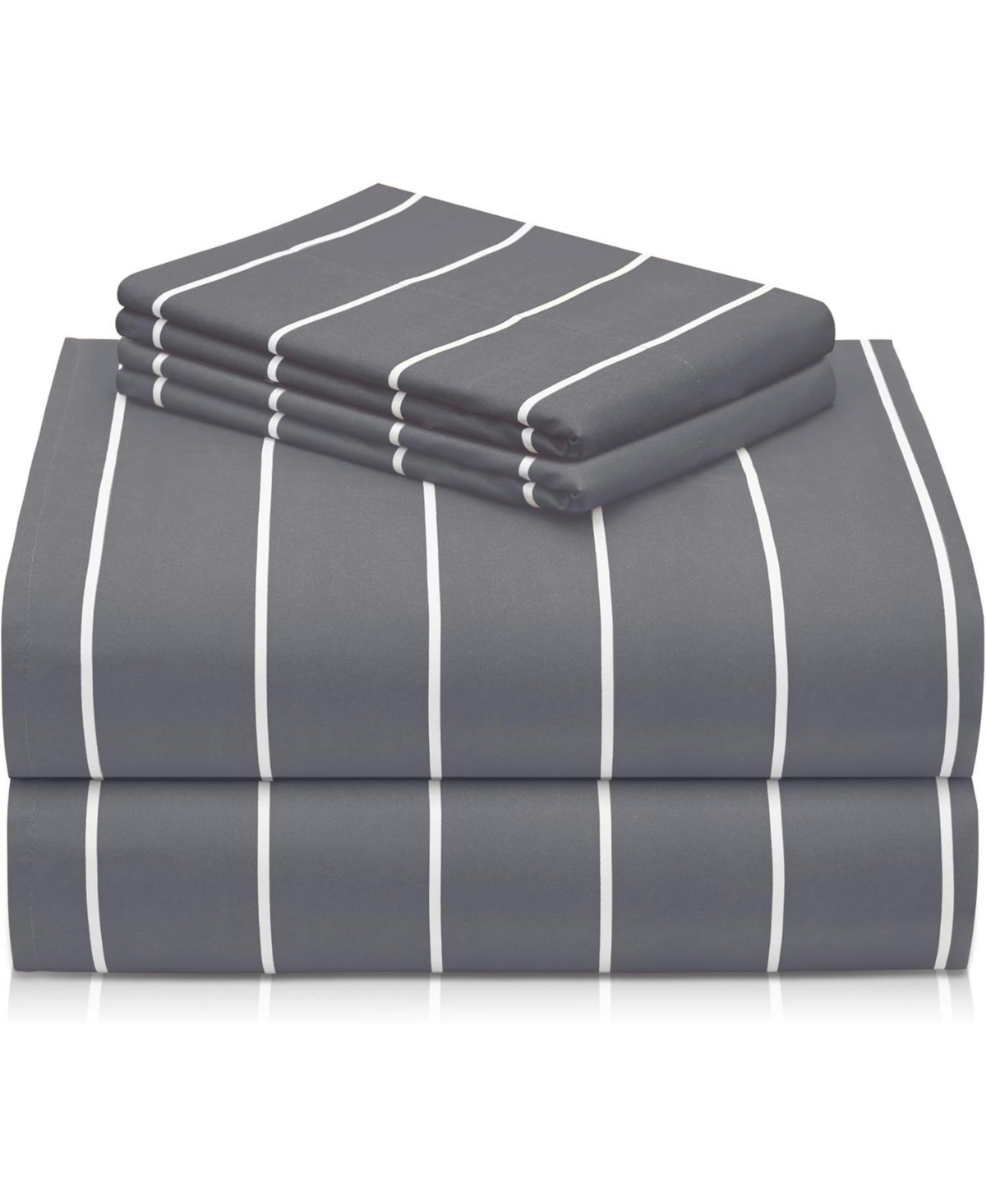Click here for 4PC Striped Silky Soft Cooling Deep Pocket Perform... prices
