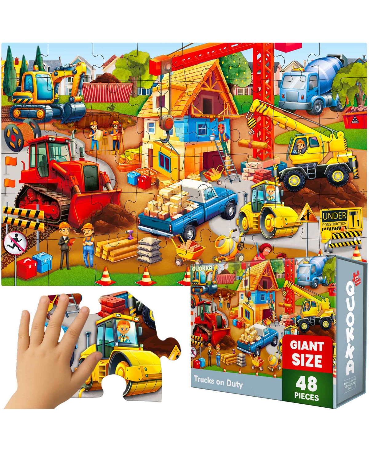 Click here for Quokka 2x3 Ft Giant Floor Puzzles for Kids Ages 4-... prices