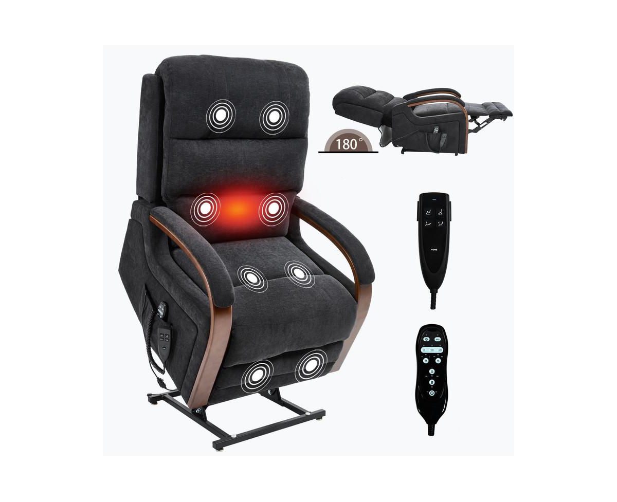 Click here for Power Chenille Lift Recliner Chair Dual Motor Infi... prices