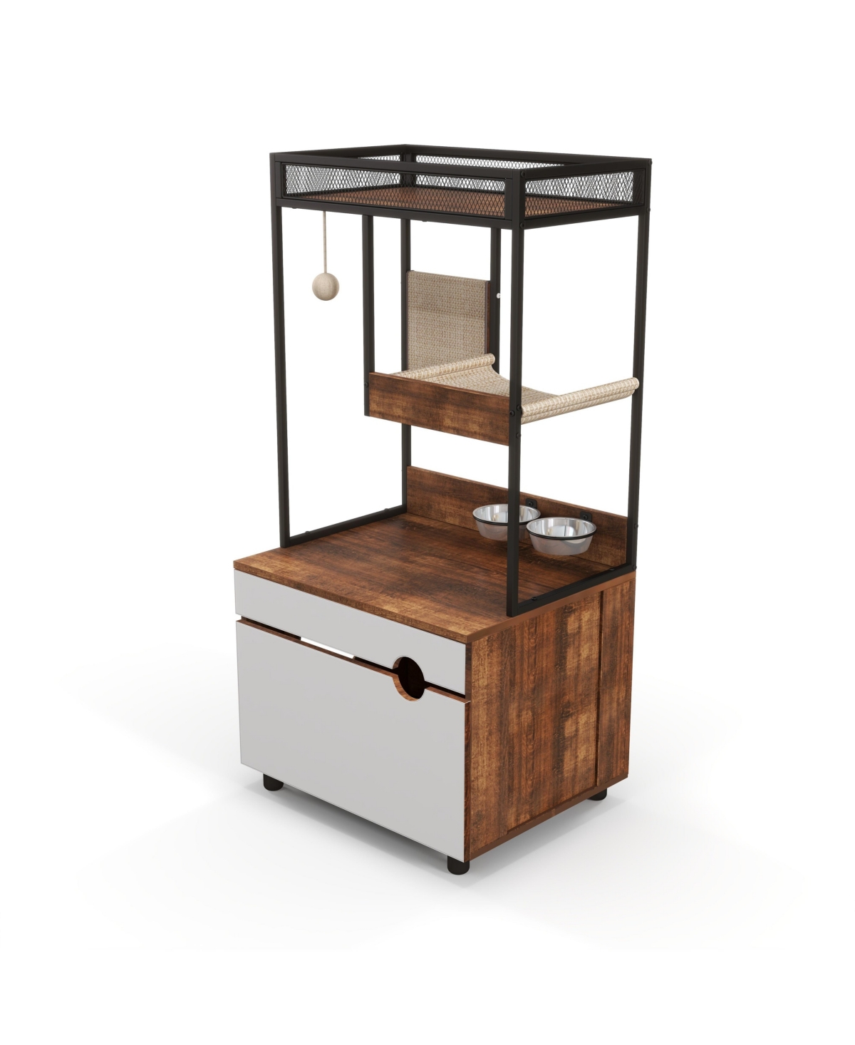 Click here for Multi-Functional Cat Litter Box Enclosure with Cat... prices