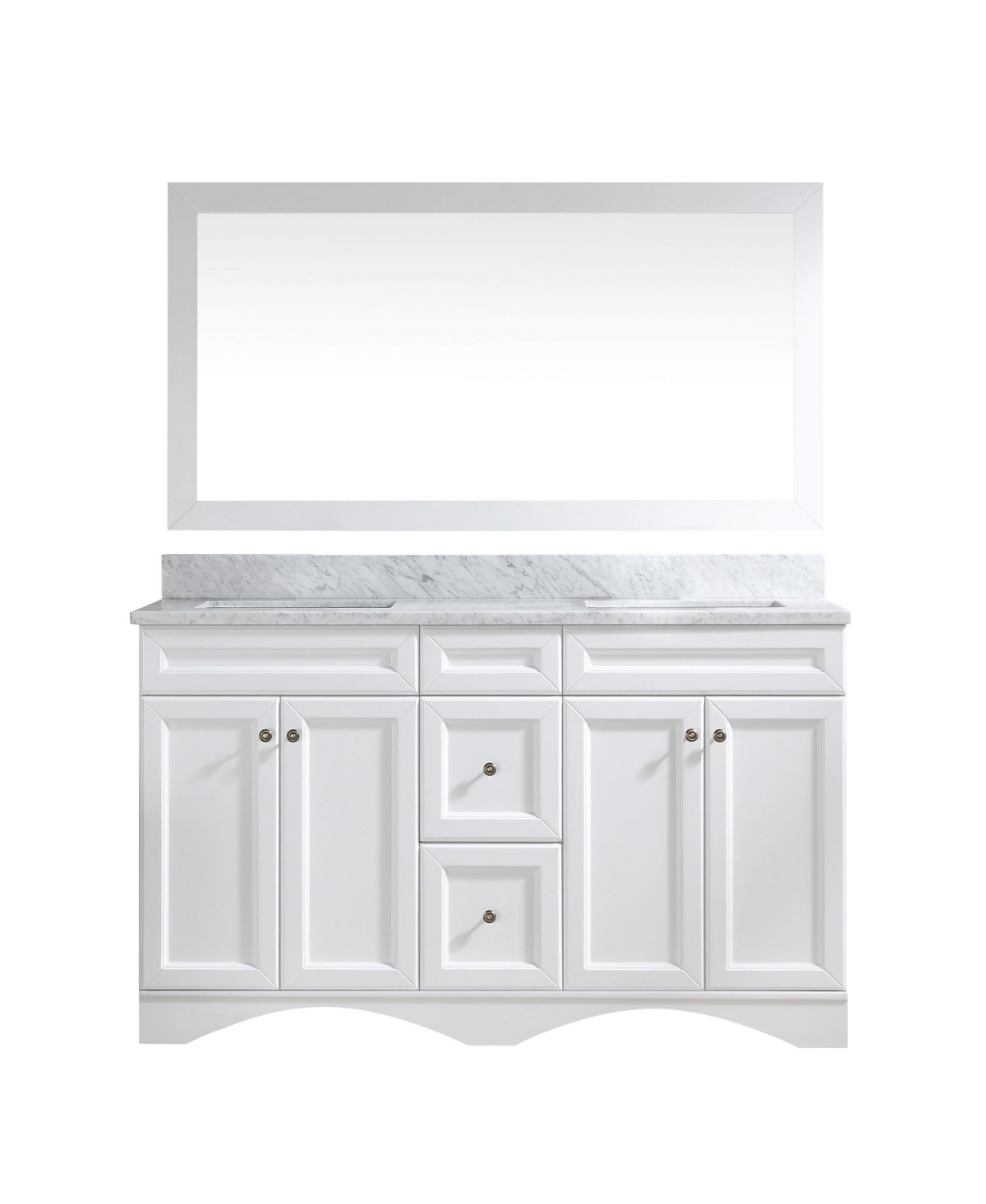 Click here for Casainc 60-Inch Solid Wood Bathroom Vanity with Ma... prices