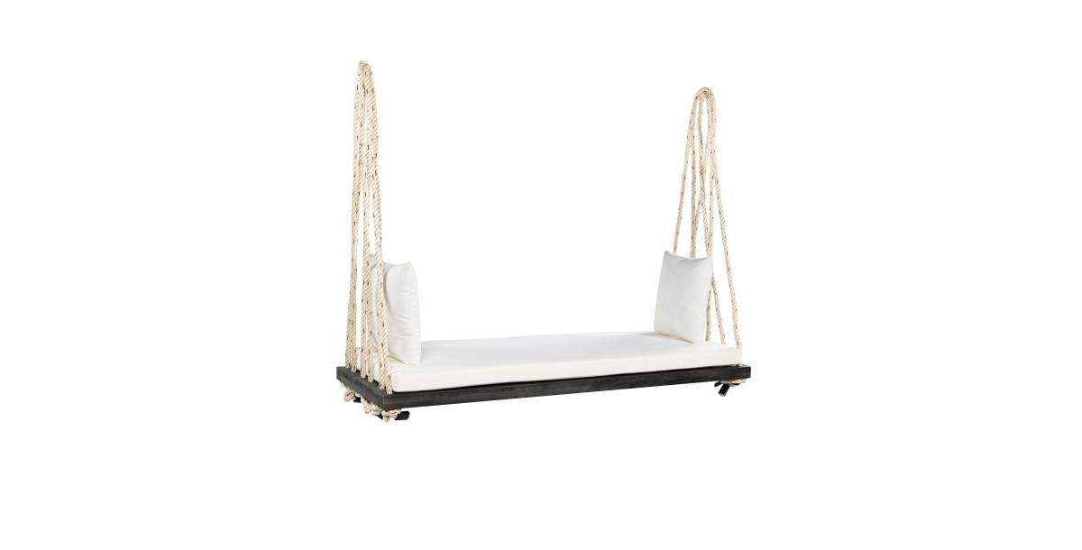 Click here for 63 Inch Acacia Wood Porch Swing Chair with Cushion... prices