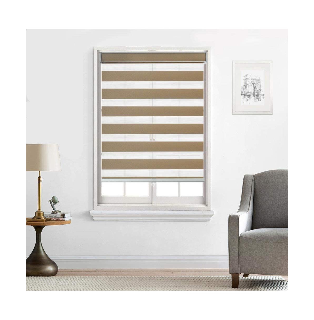 Click here for Shadisfy Zebra Shade Cordless Dual Mode  lets ligh... prices