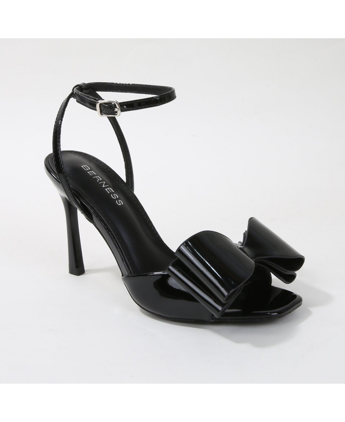 Click here for Berness Cleva Oversized Bow Heels - Black prices