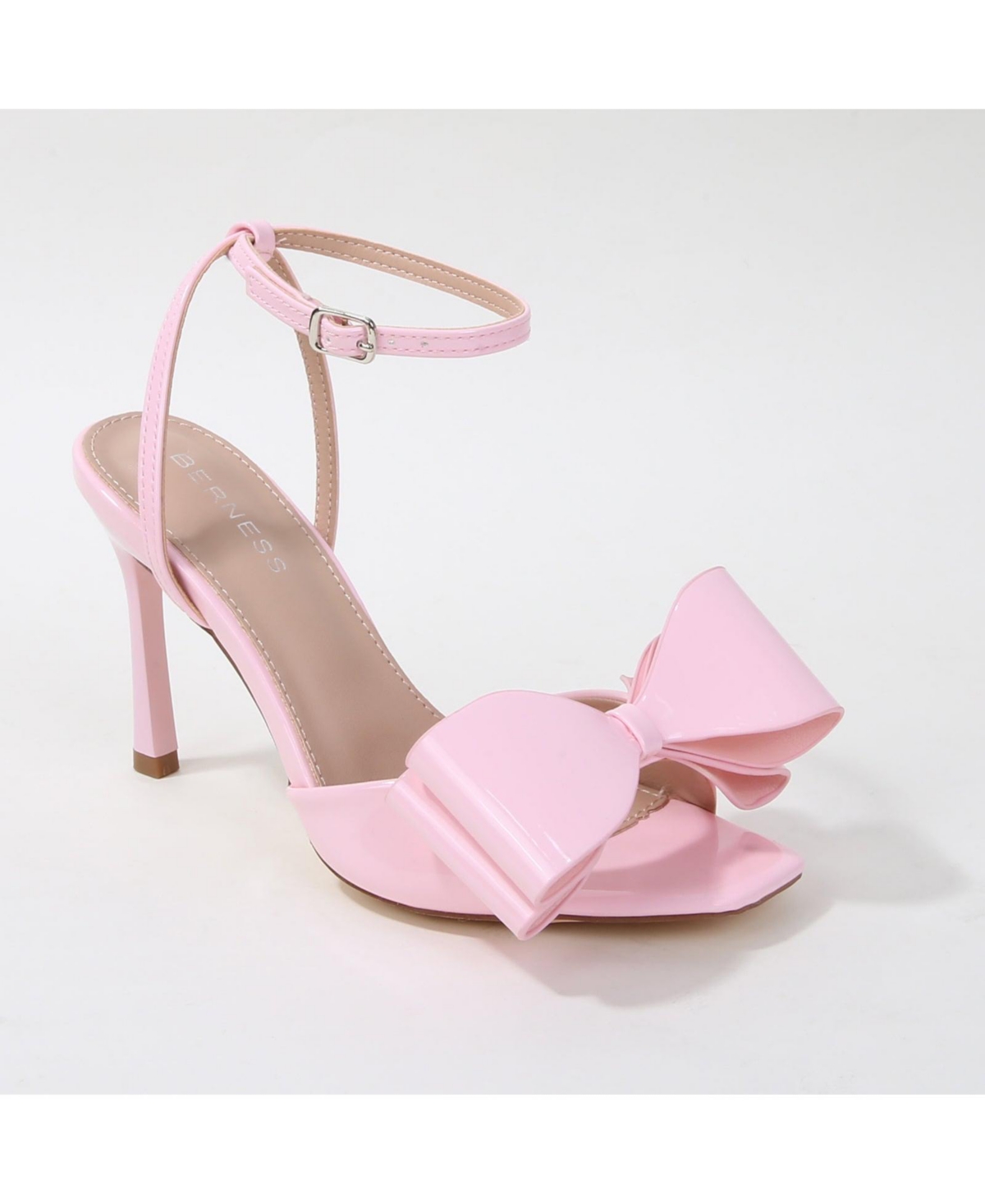 Click here for Berness Cleva Oversized Bow Heels - Pink prices