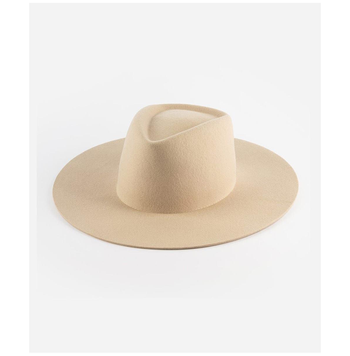 Click here for Dakota Wide Brim Felt Hat with Triangle Crown for... prices