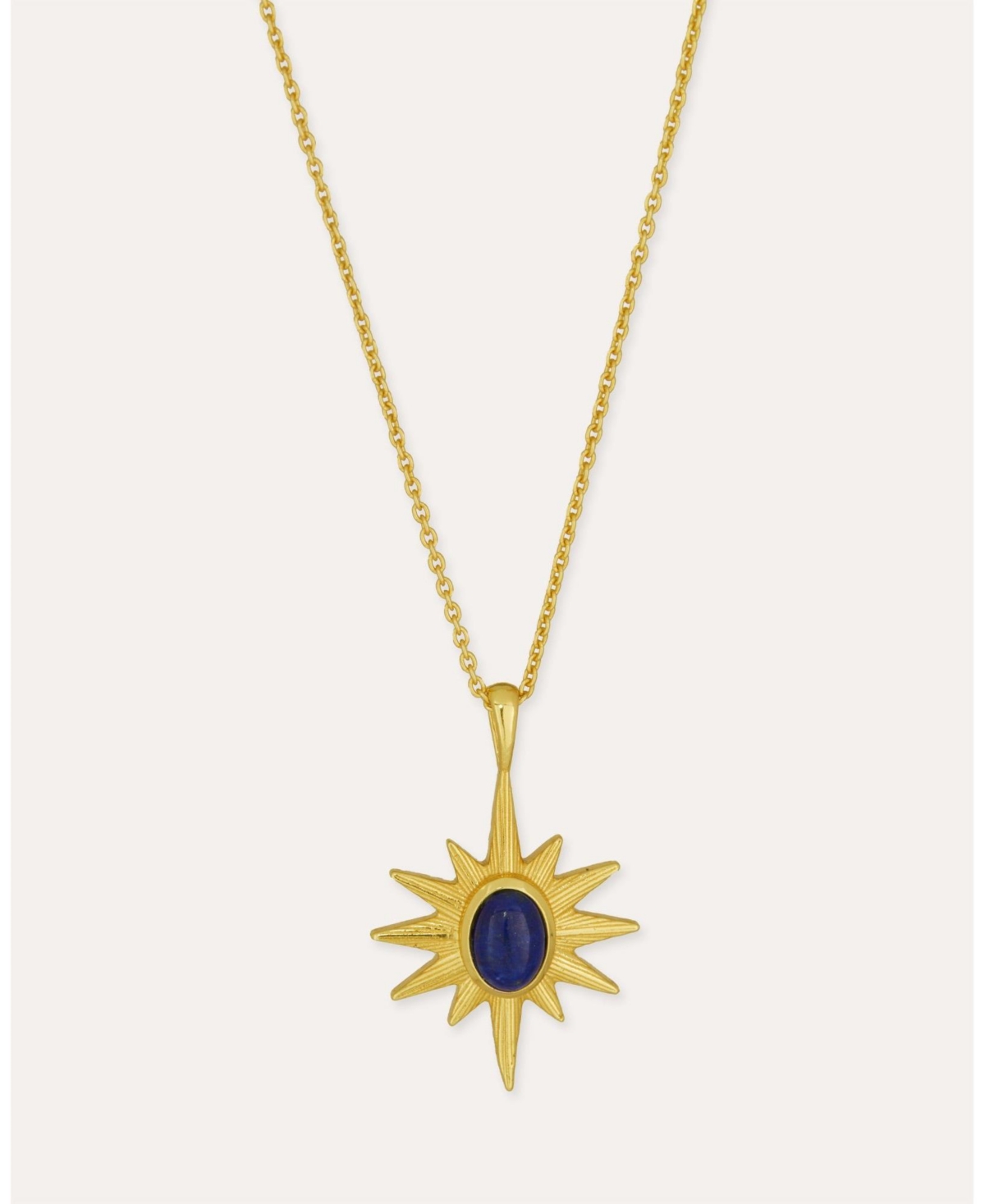 Click here for Ottoman Hands Lapis Star Pendant Necklace - Gold prices
