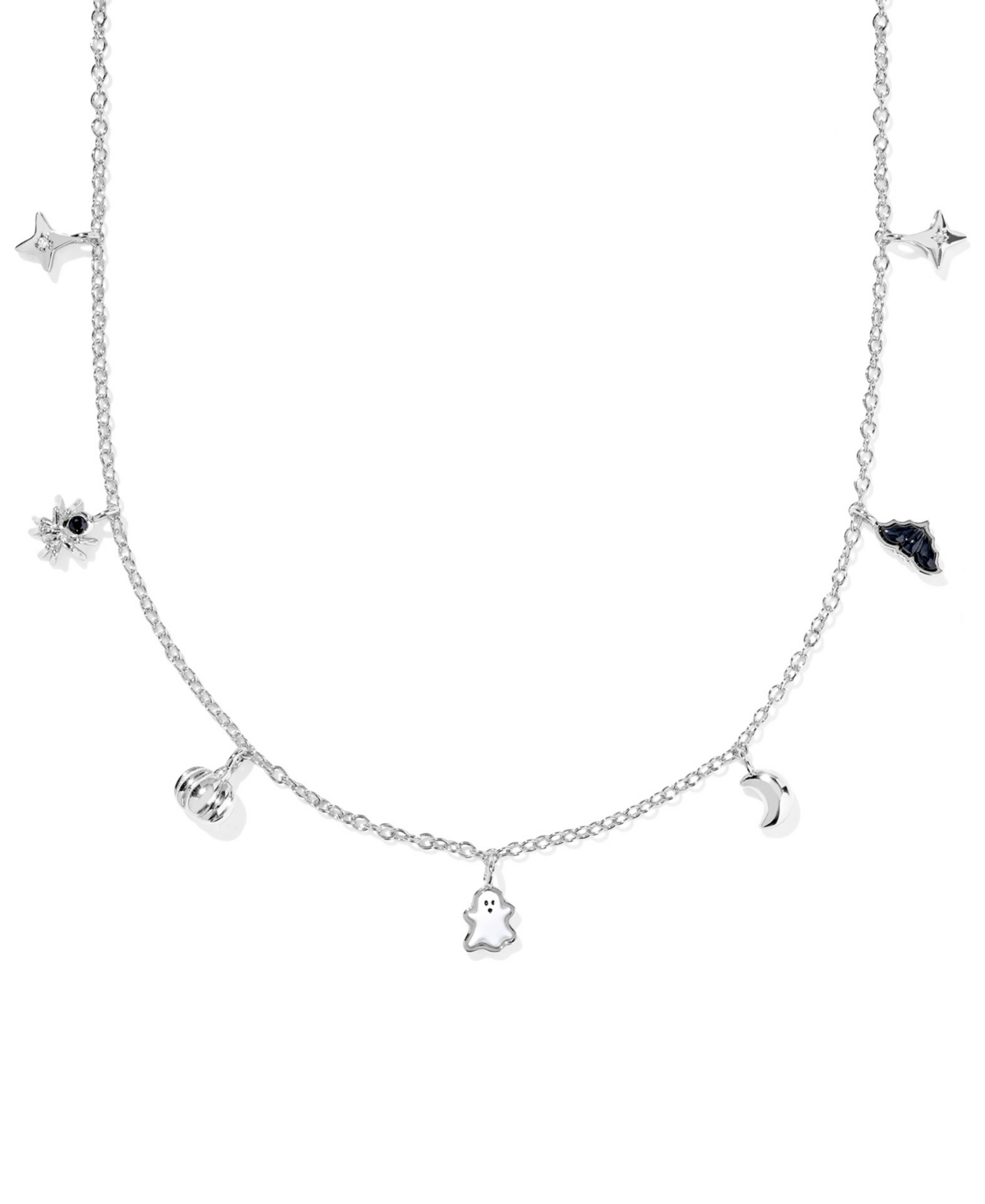 Click here for Kendra Scott Rhodium over Brass Halloween Strand S... prices