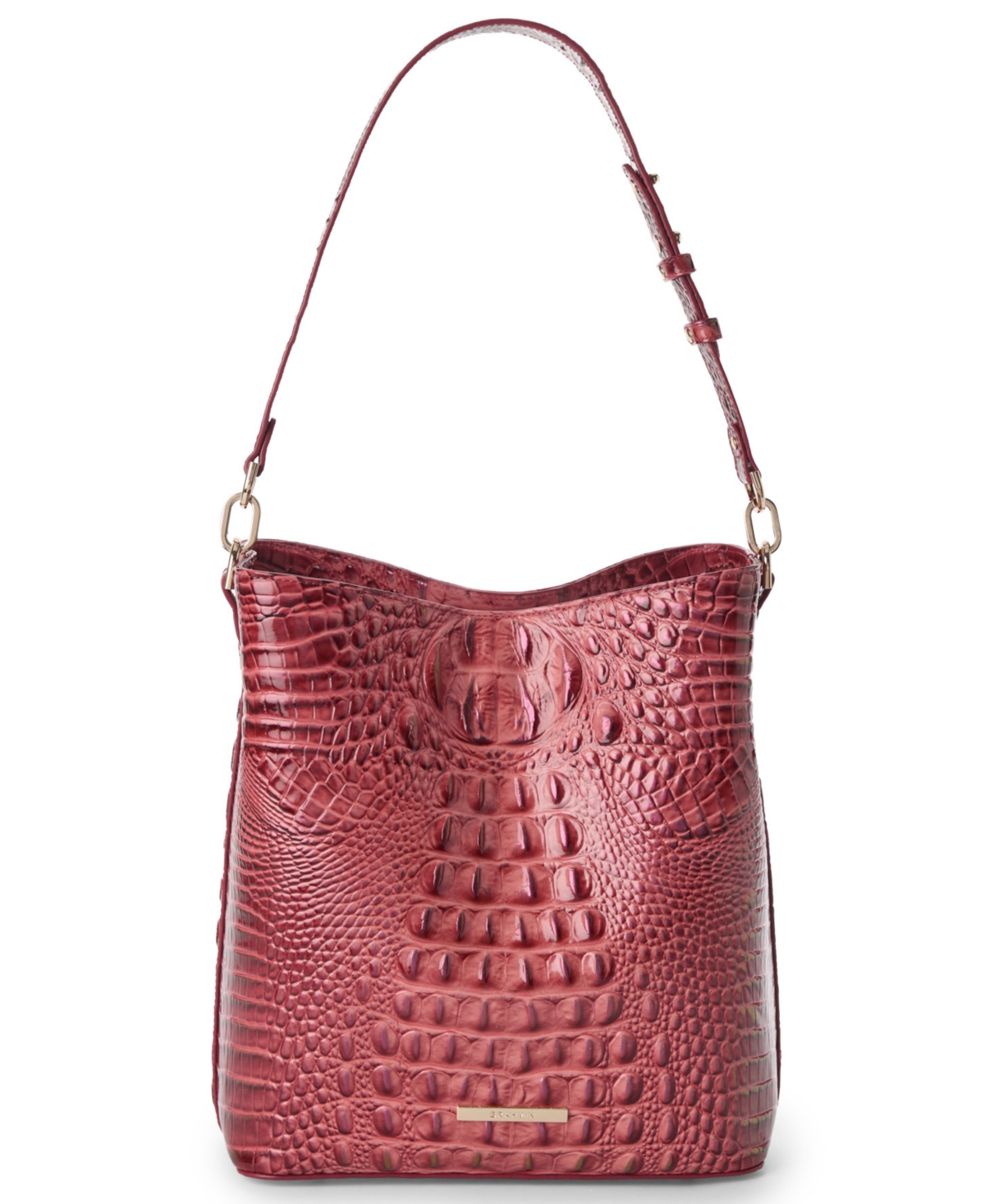 Click here for Brahmin Celina Small Leather Bucket Bag - Coquette... prices