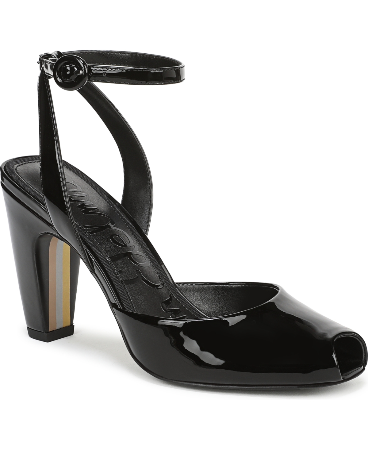 Click here for Sam Edelman Womens Wrenna Dress Sandals - Black Pa... prices