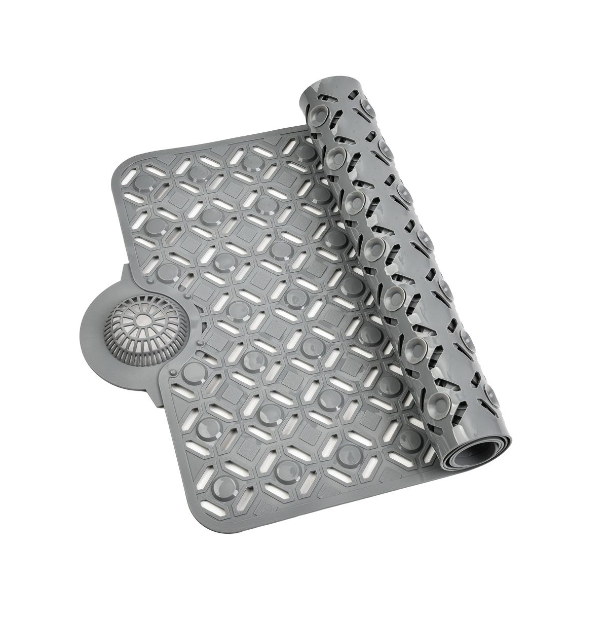 Click here for Cameo Non-Slip Bathtub mat  w/Removable Hair Catch... prices