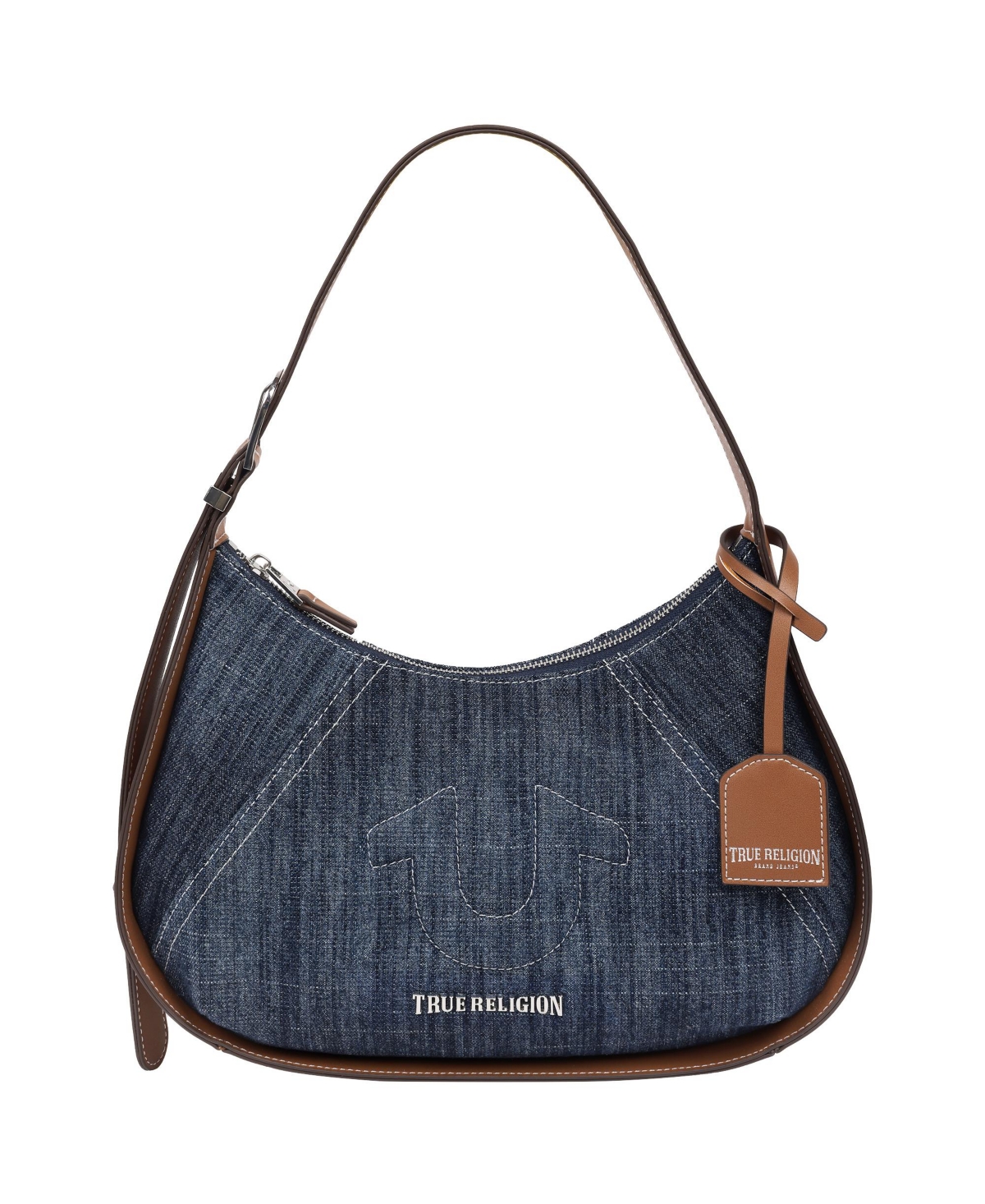 Click here for True Religion Denim Raised Horseshoe Hobo - Denim prices