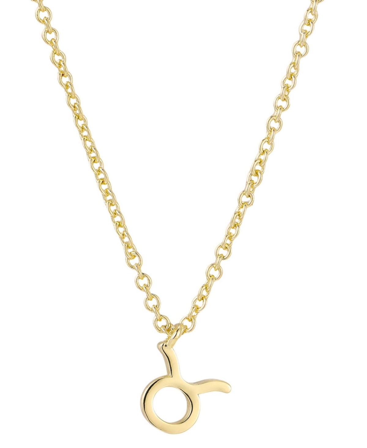 Click here for Adornia Gold Plated Zodiac Necklace - Gold-Taurus prices