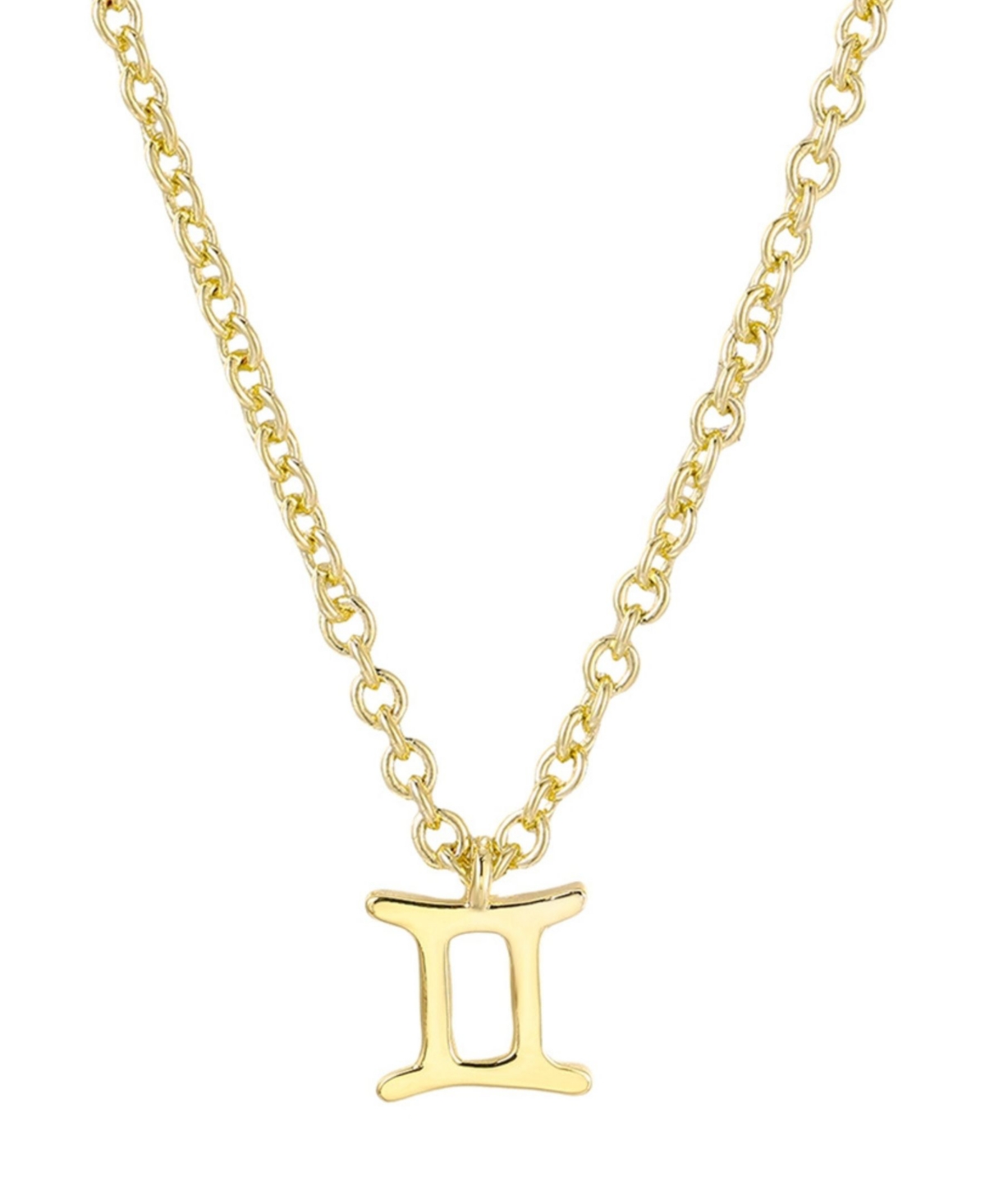 Click here for Adornia Gold Plated Zodiac Necklace - Gold-Gemini prices