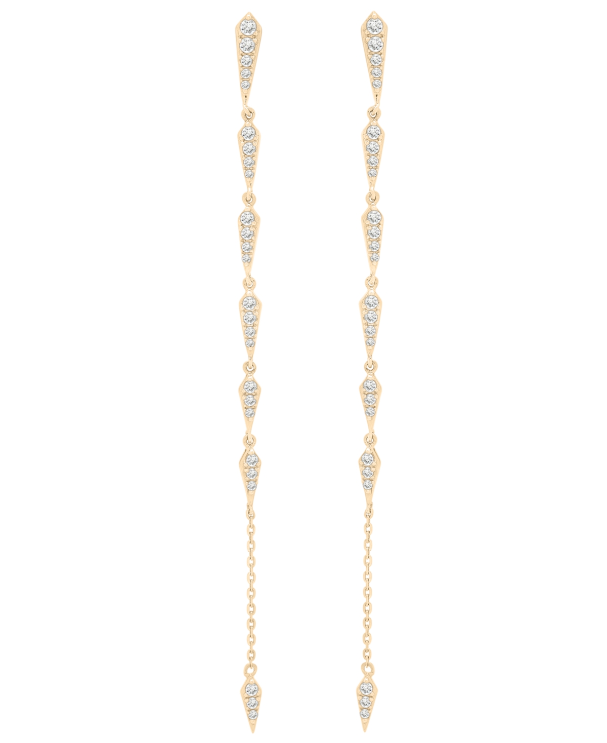 Click here for Wrapped Diamond Drop Earrings (1/3 ct. t.w.) in 10... prices