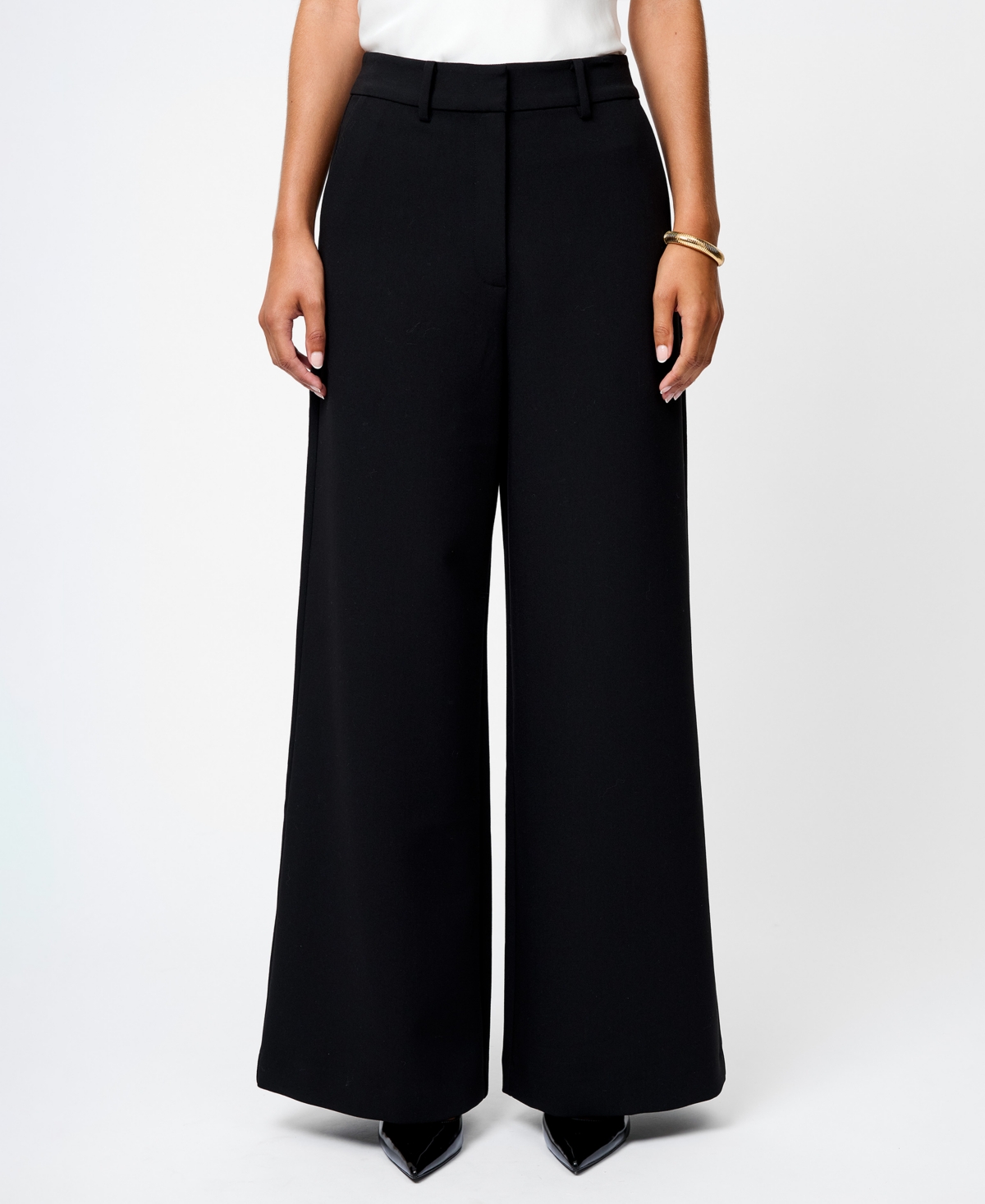 French Connection Azra Twill Wide Leg Pants