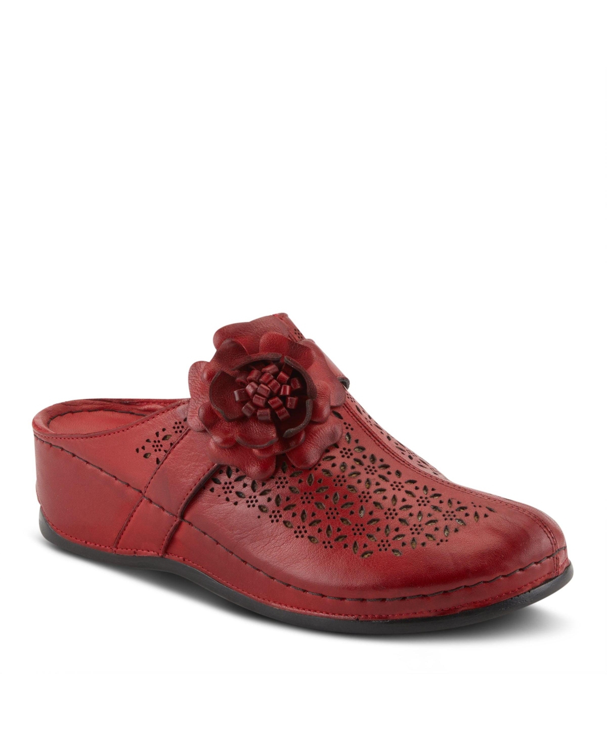 Click here for Spring Step Lilybean Leather Perforated Clogs with... prices