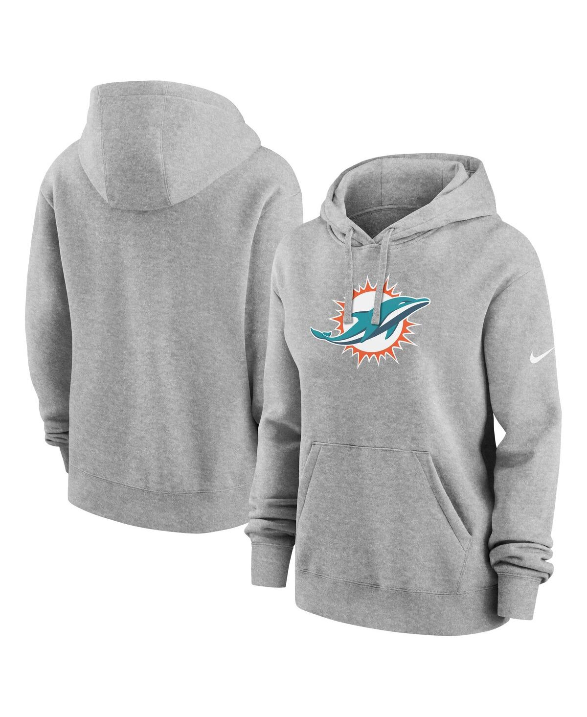 Click here for Nike Womens Heather Gray Miami Dolphins Club Fleec... prices