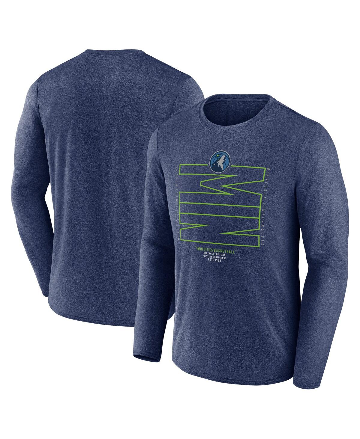 Click here for Fanatics Mens Heather Navy Minnesota Timberwolves... prices