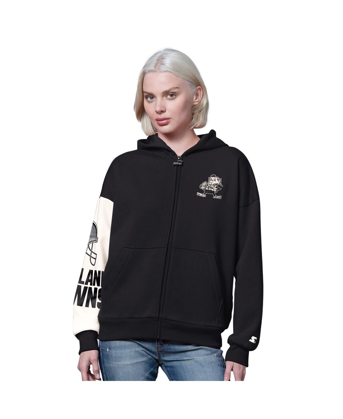 Click here for Starter Womens Black Cleveland Browns 4th Down Ful... prices