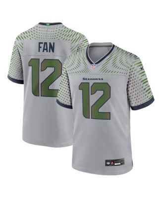 Nike Men's 12s Wolf Gray Seattle Seahawks 2025 Rivalries Collection ...