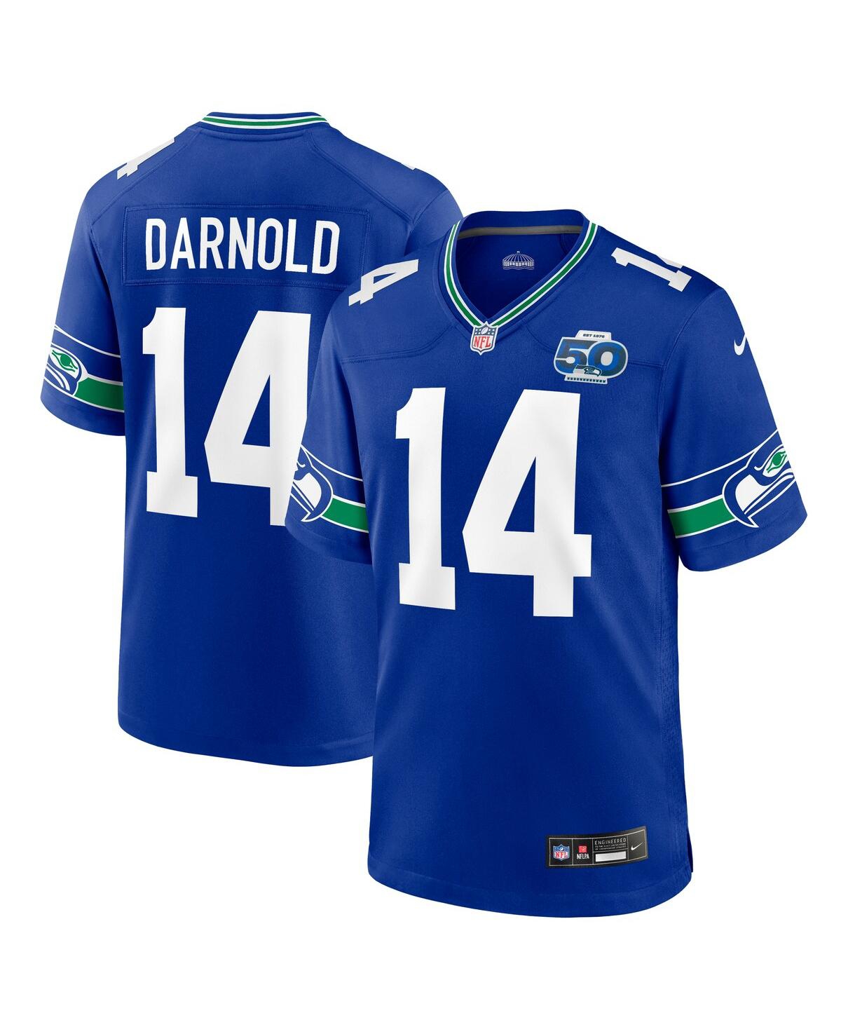 Click here for Nike Mens Sam Darnold Royal Seattle Seahawks Alter... prices