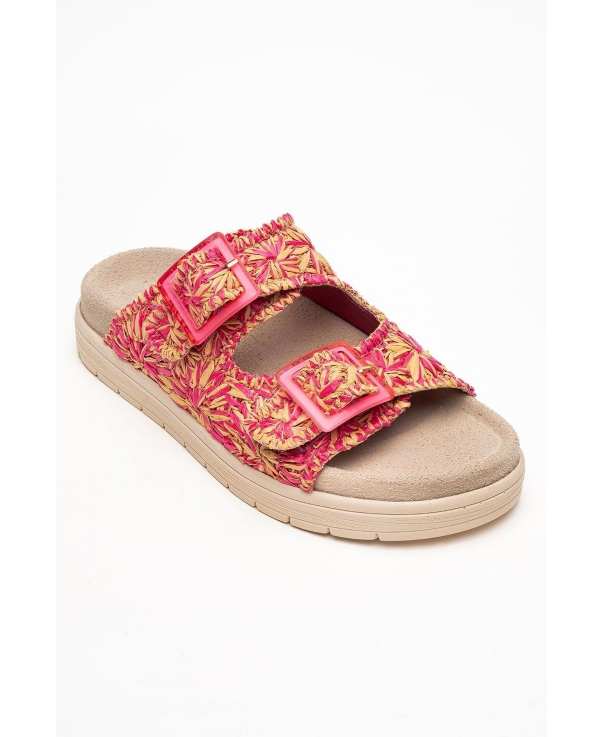 Click here for Forever & Always Shoes Milana Leather Double Strap... prices