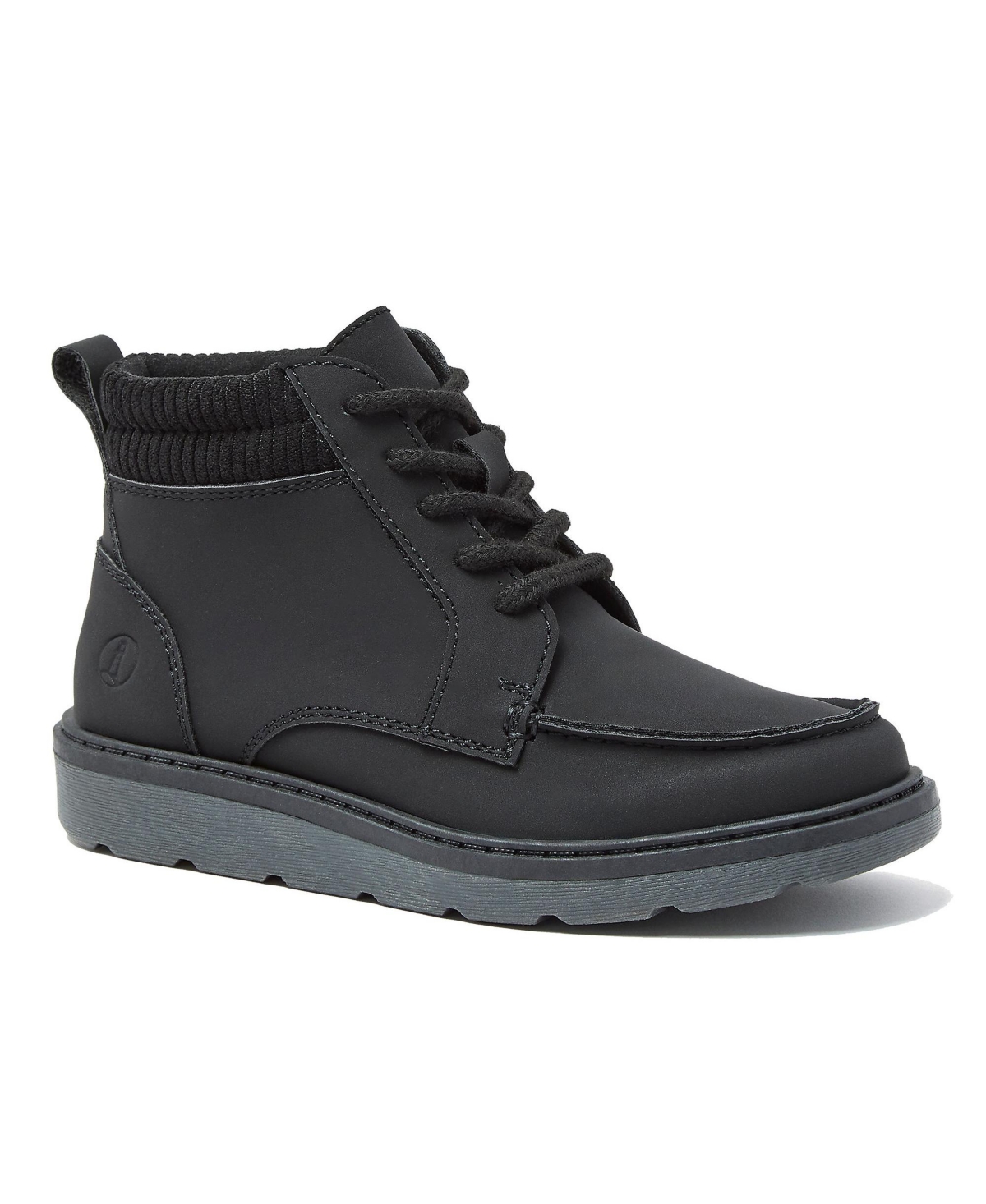 Click here for Lands End Kids Moc Toe Flannel Lined Lace Up Boots... prices