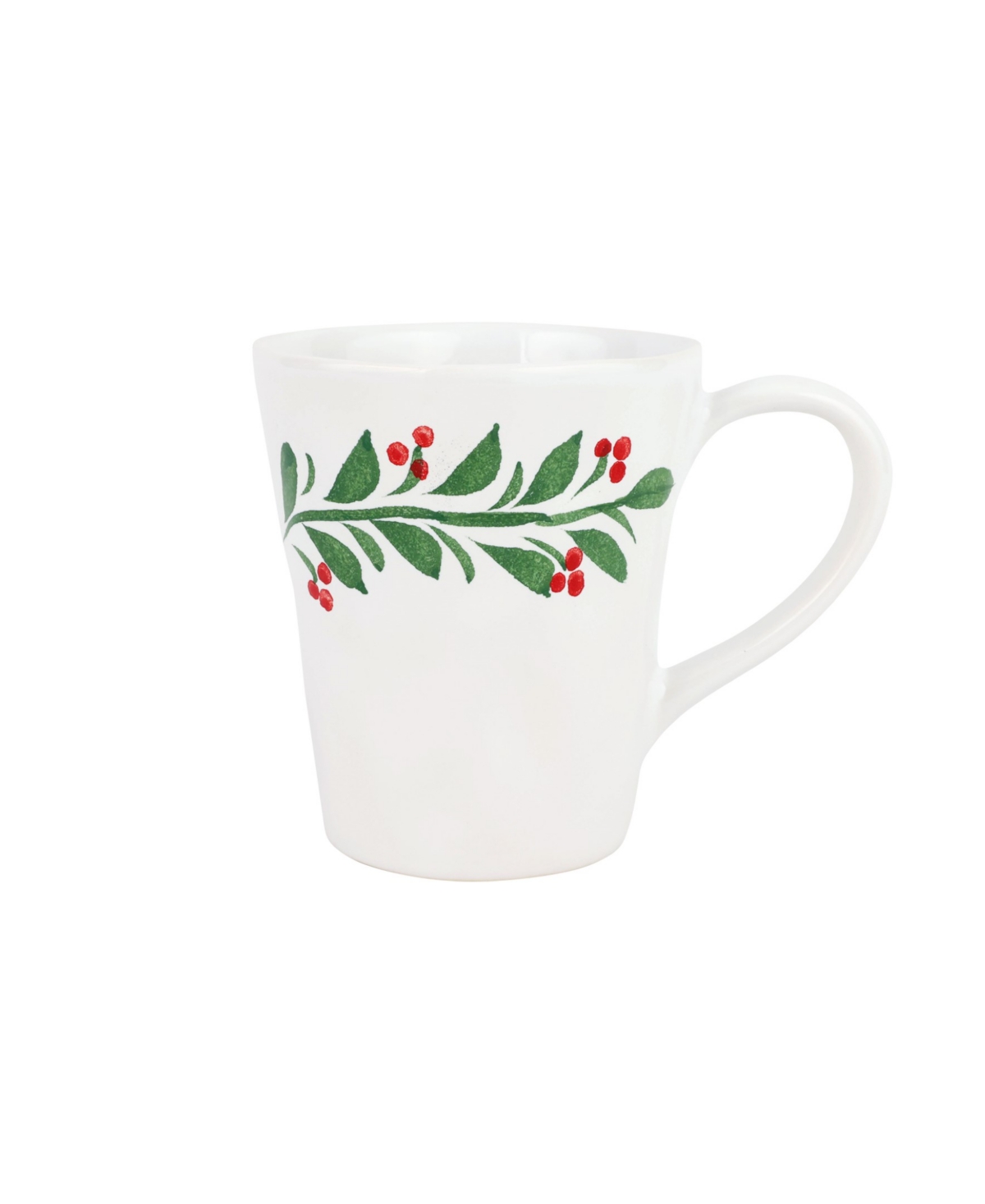 Click here for Vietri Aria Holiday Mug - White prices