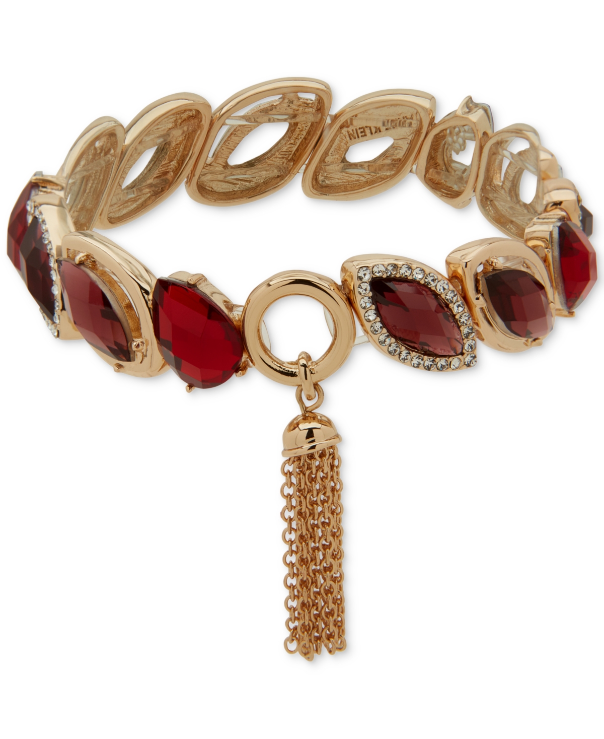 Click here for Anne Klein Teardrop Navette Crystal Stone Tassel S... prices