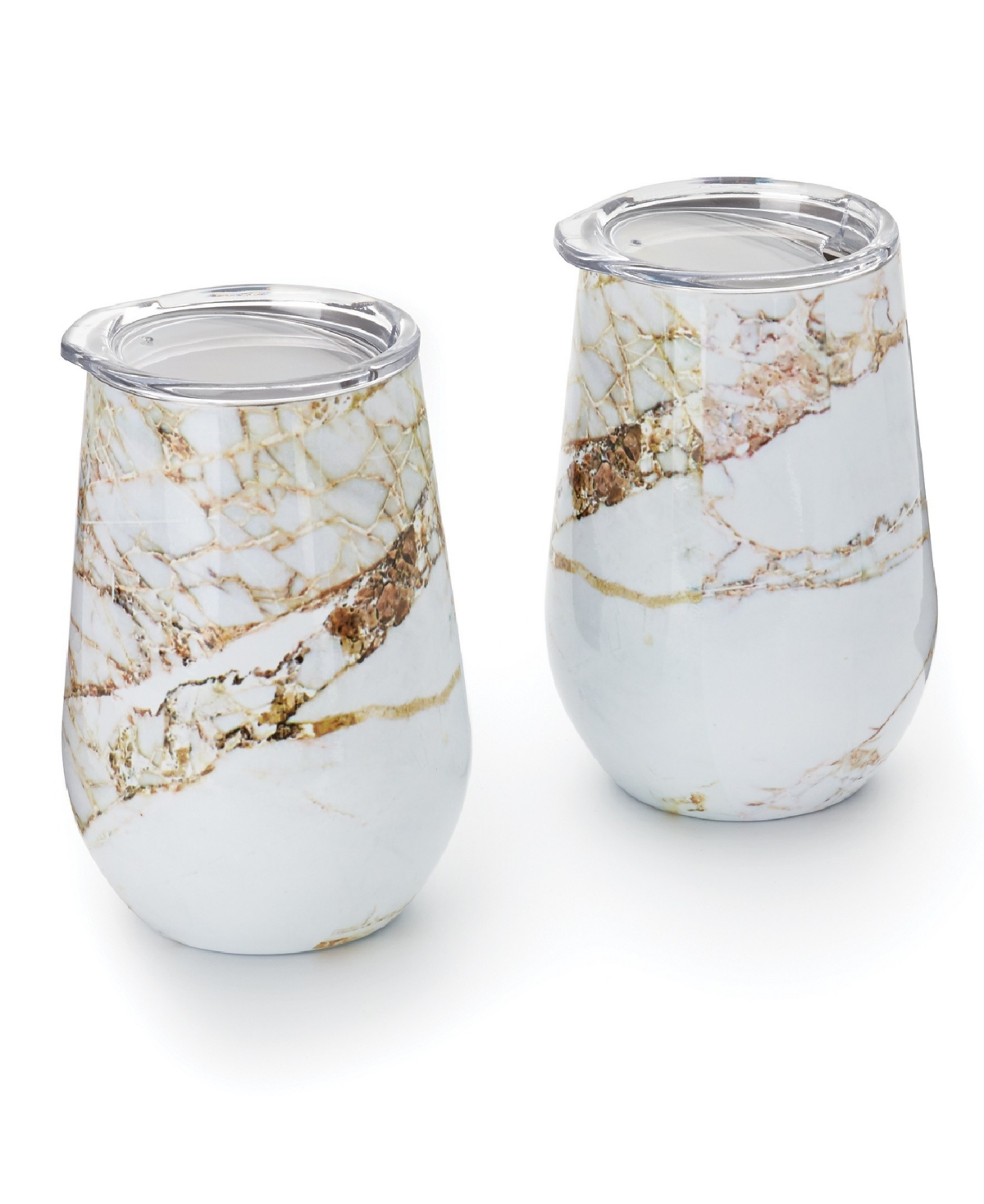 Click here for Outset Wine Tumbler Copper Marble  Set of 2 - Copp... prices