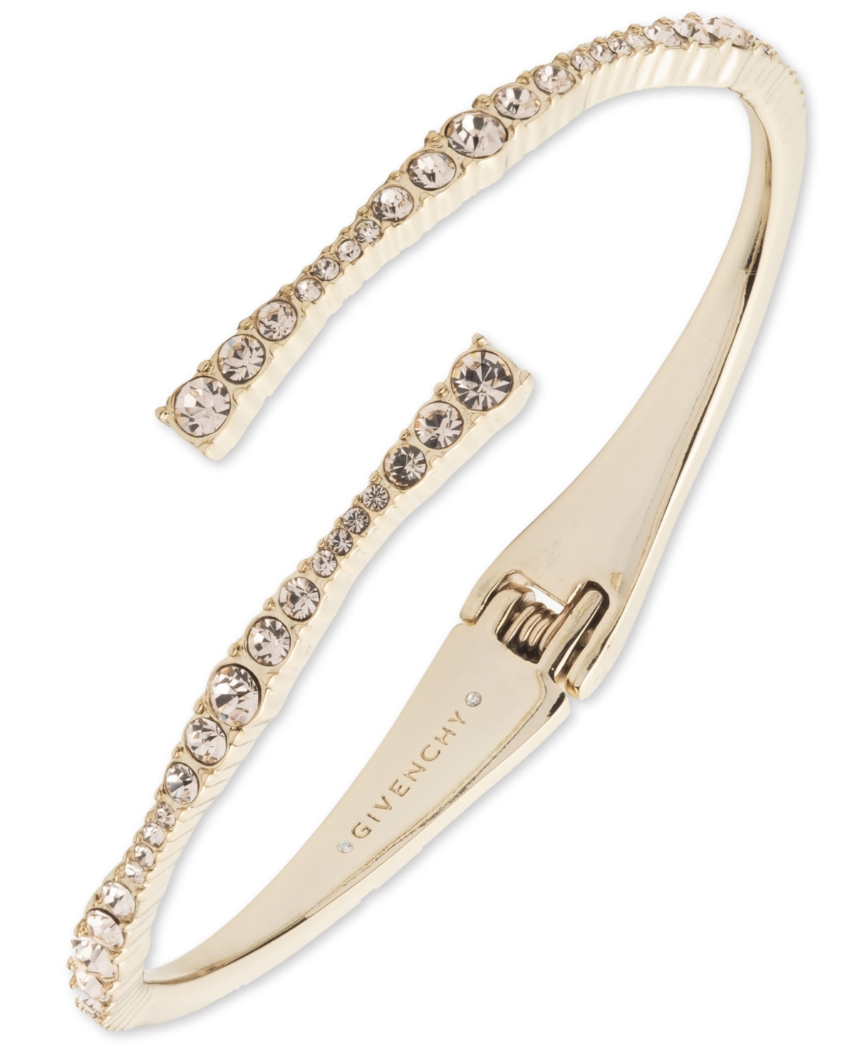 Click here for Givenchy Silk Crystal Stone Gold-Tone Cuff Bracele... prices