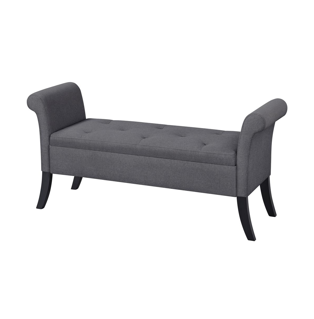 Click here for Yaheetech Modern Tufted Fabric Storage Bench with... prices