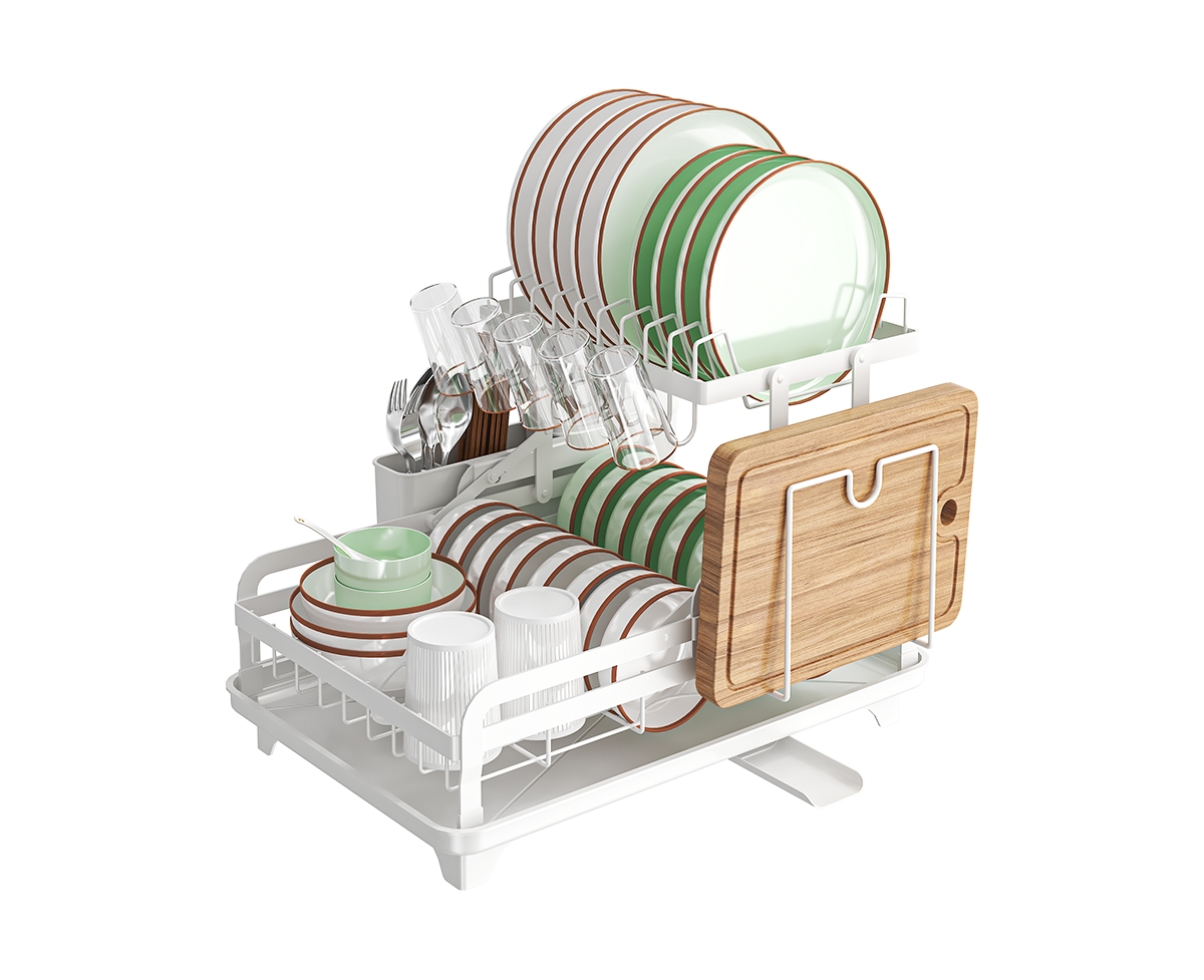 Click here for 2-Tier Collapsible Multi-Functional Dish Drying Ra... prices