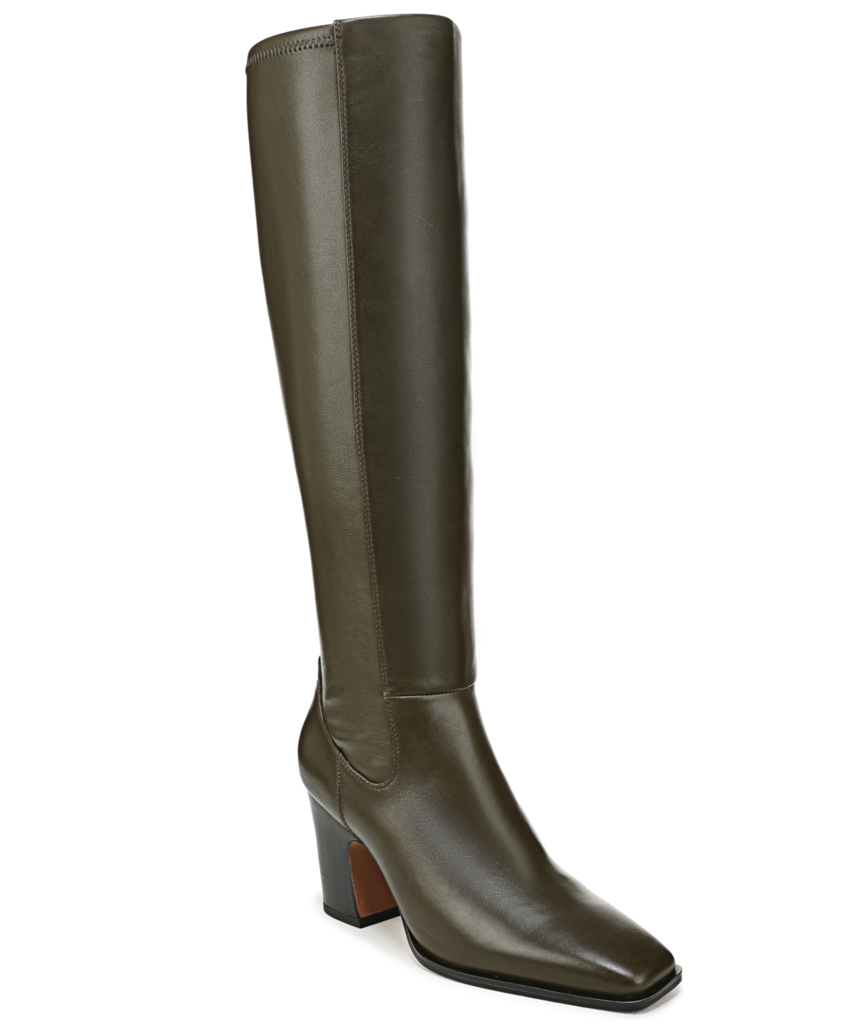 Click here for Franco Sarto Womens Jonie Wide Calf Square Toe Zip... prices