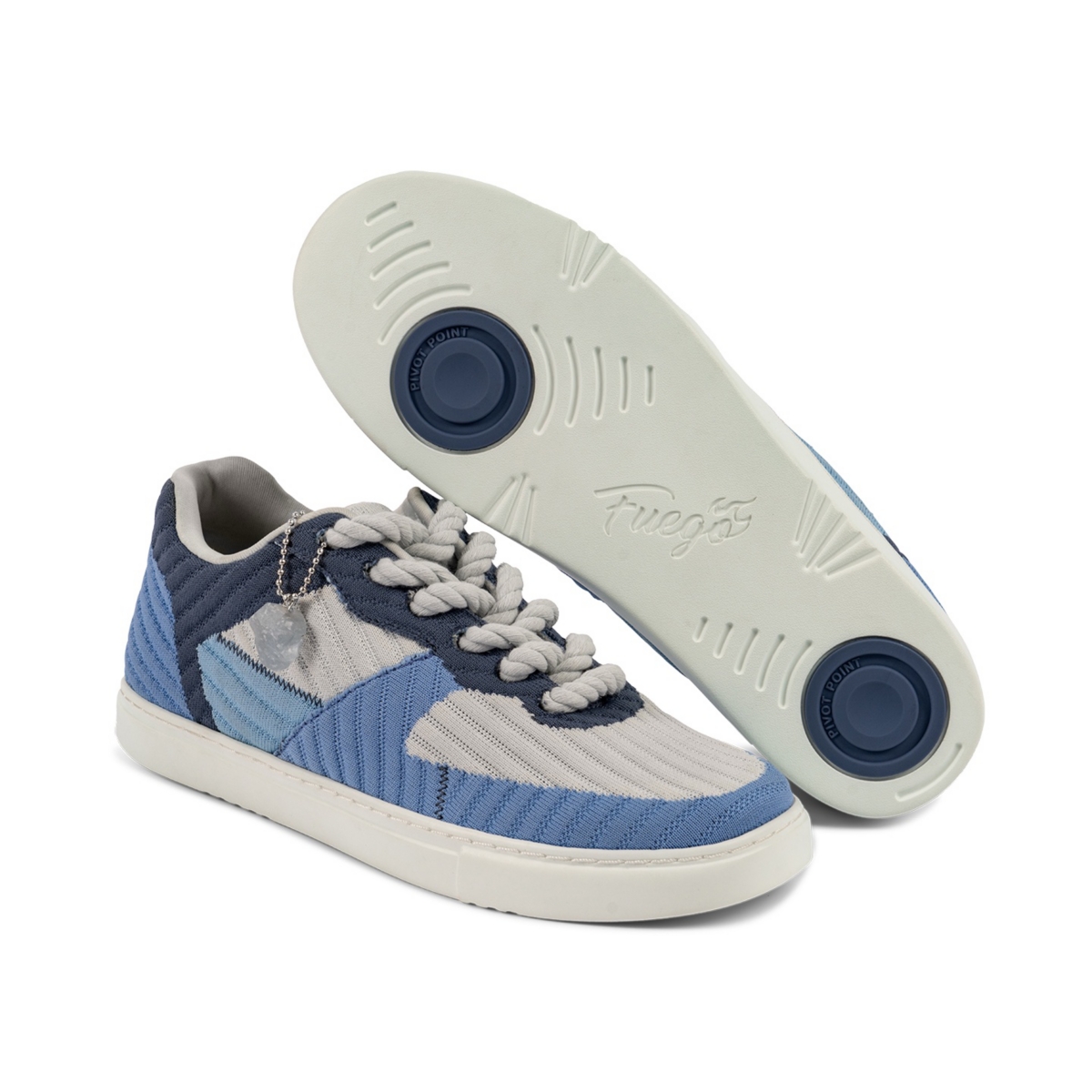 Click here for Fuego Mens Blue Jade Low-top Sneaker - Blue jade prices