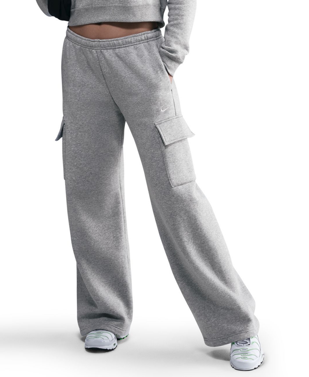 Click here for Nike Womens Phoenix Fleece Cargo Sweatpants - Dark... prices