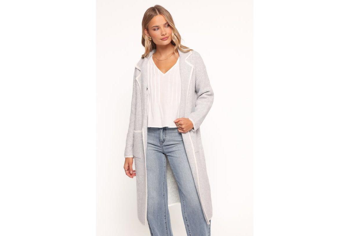 Click here for Petal and Pup Womens Katia Contrast Trim Coatigan... prices