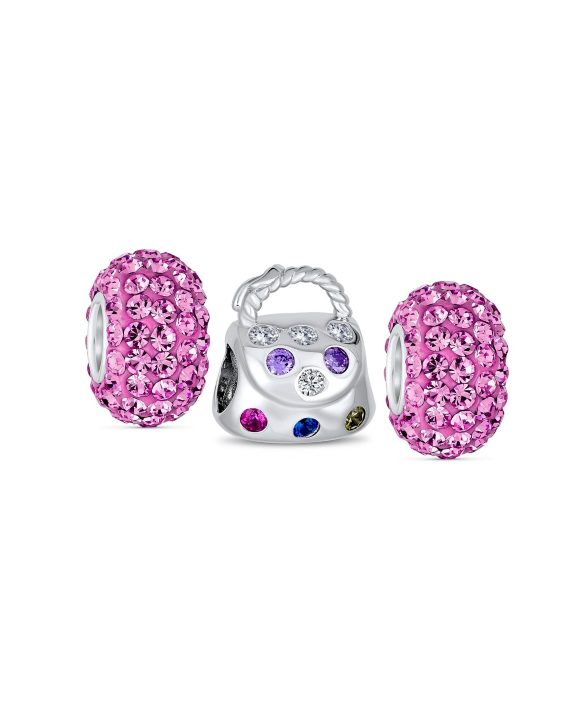 Click here for Bling Jewelry Set of 3 Fashion Multicolor Cz Clutc... prices
