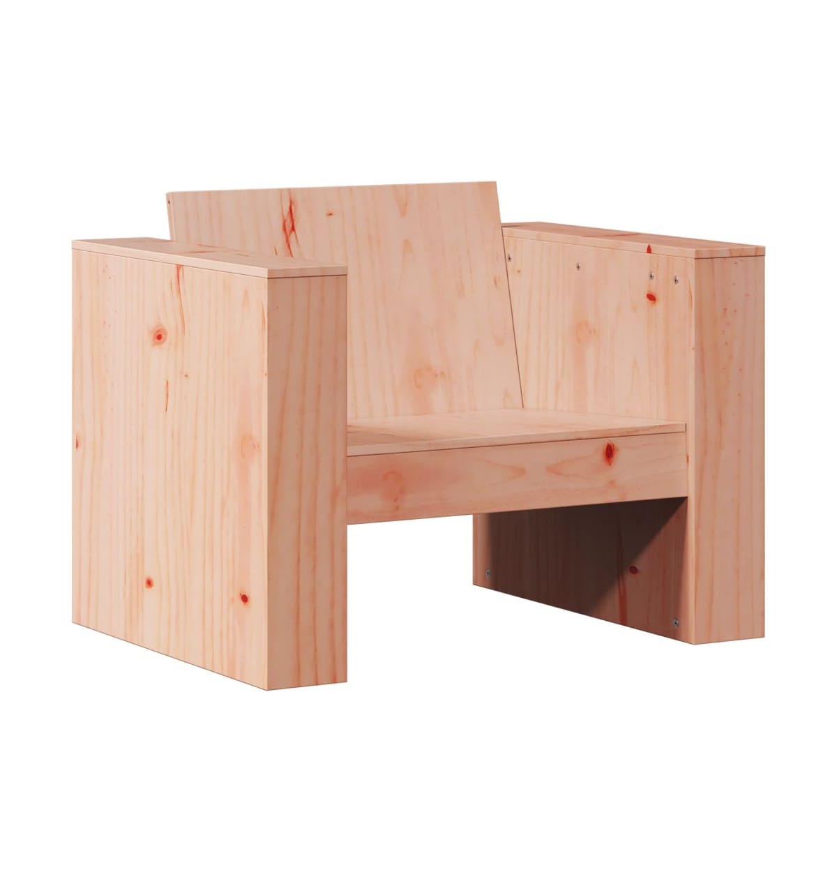 Click here for Garden Sofa Natural Wood Solid Douglas Fir Wood Si... prices