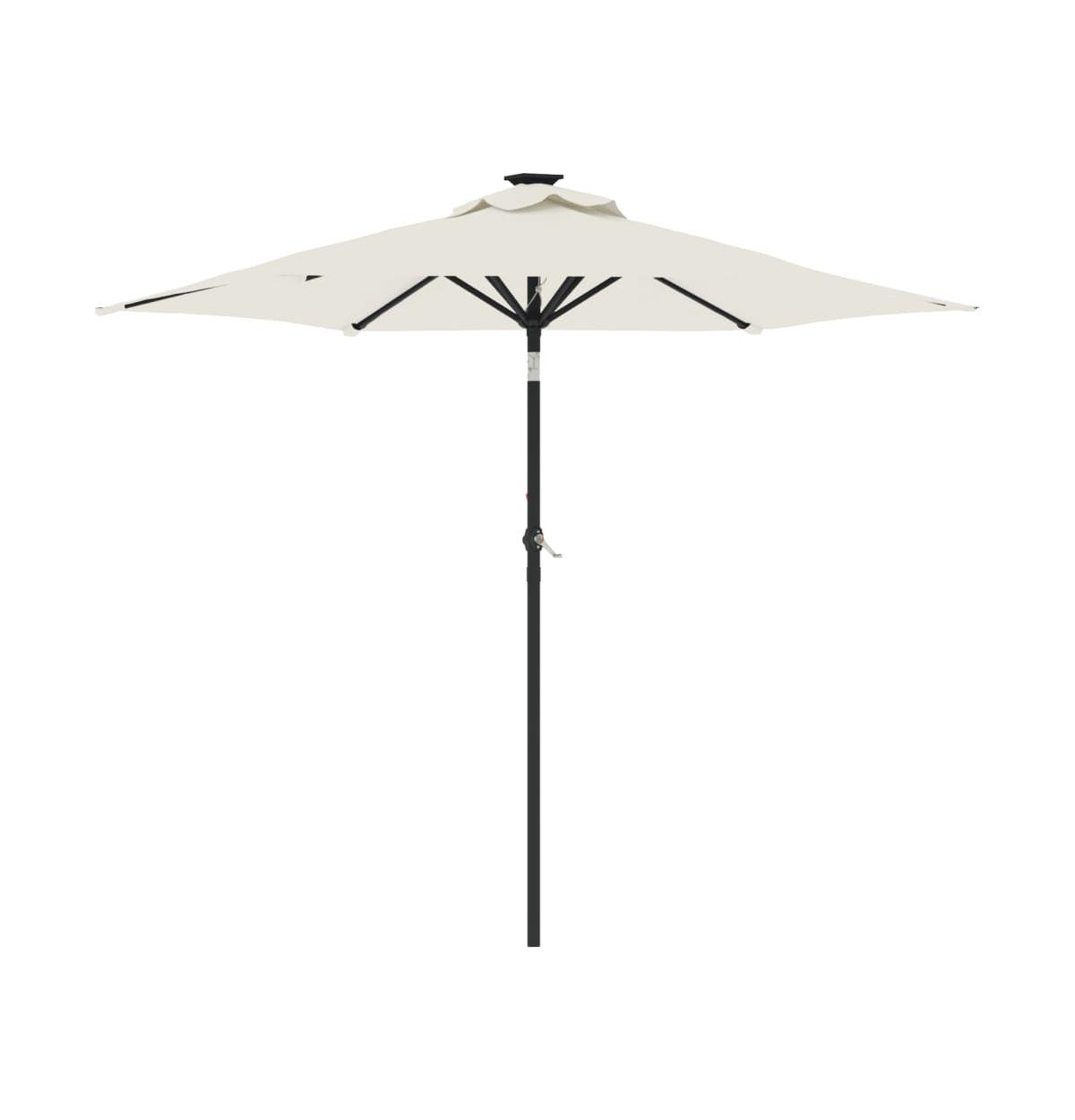 Click here for Garden Parasol White Fabric (100 polyester)  steel... prices