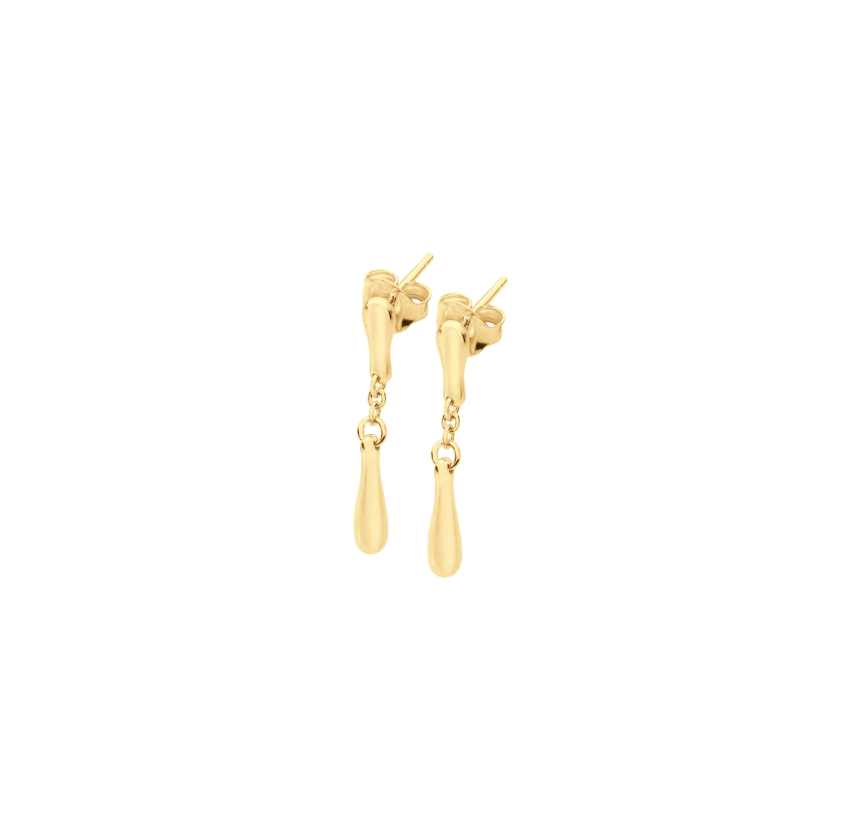Click here for Falling Drop Earrings in Gold Vermeil - 18ct gold... prices