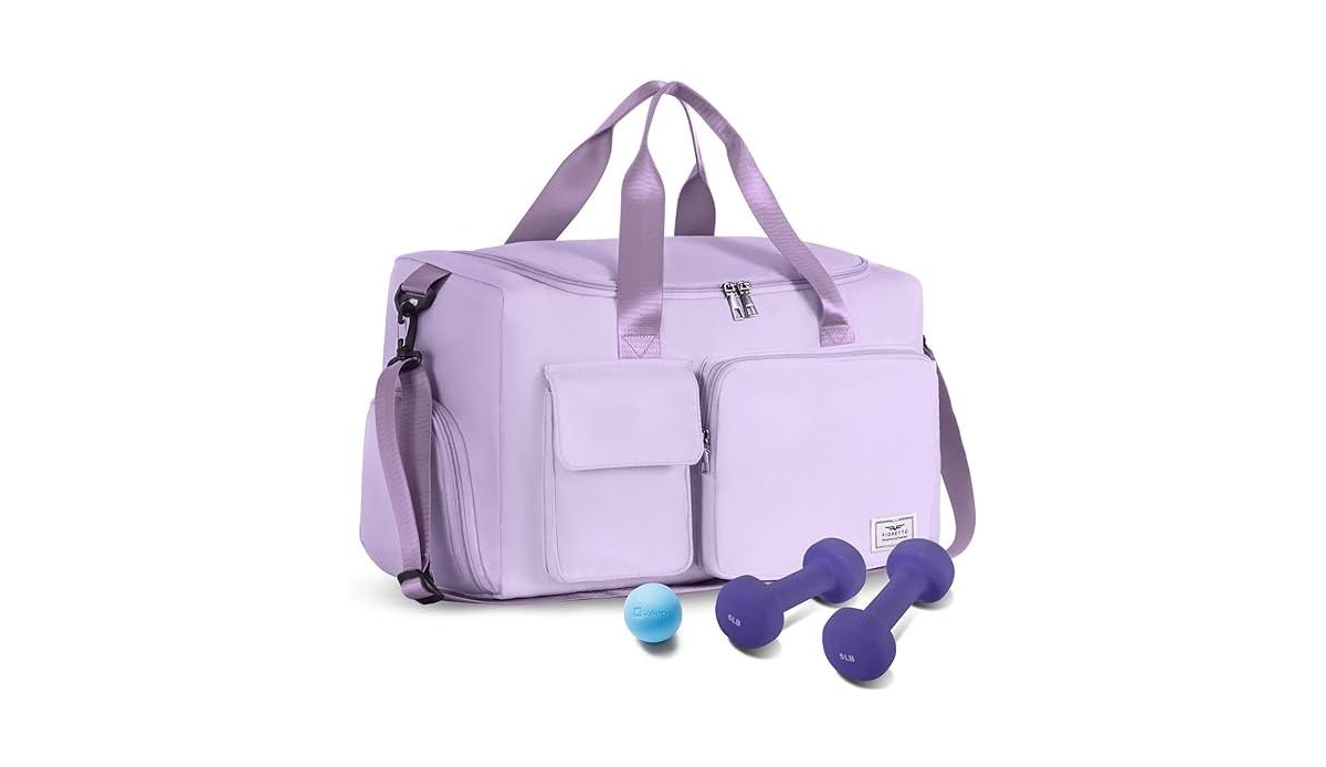 Click here for Womens Gym Duffle Bag with Shoes Compartment  37L... prices
