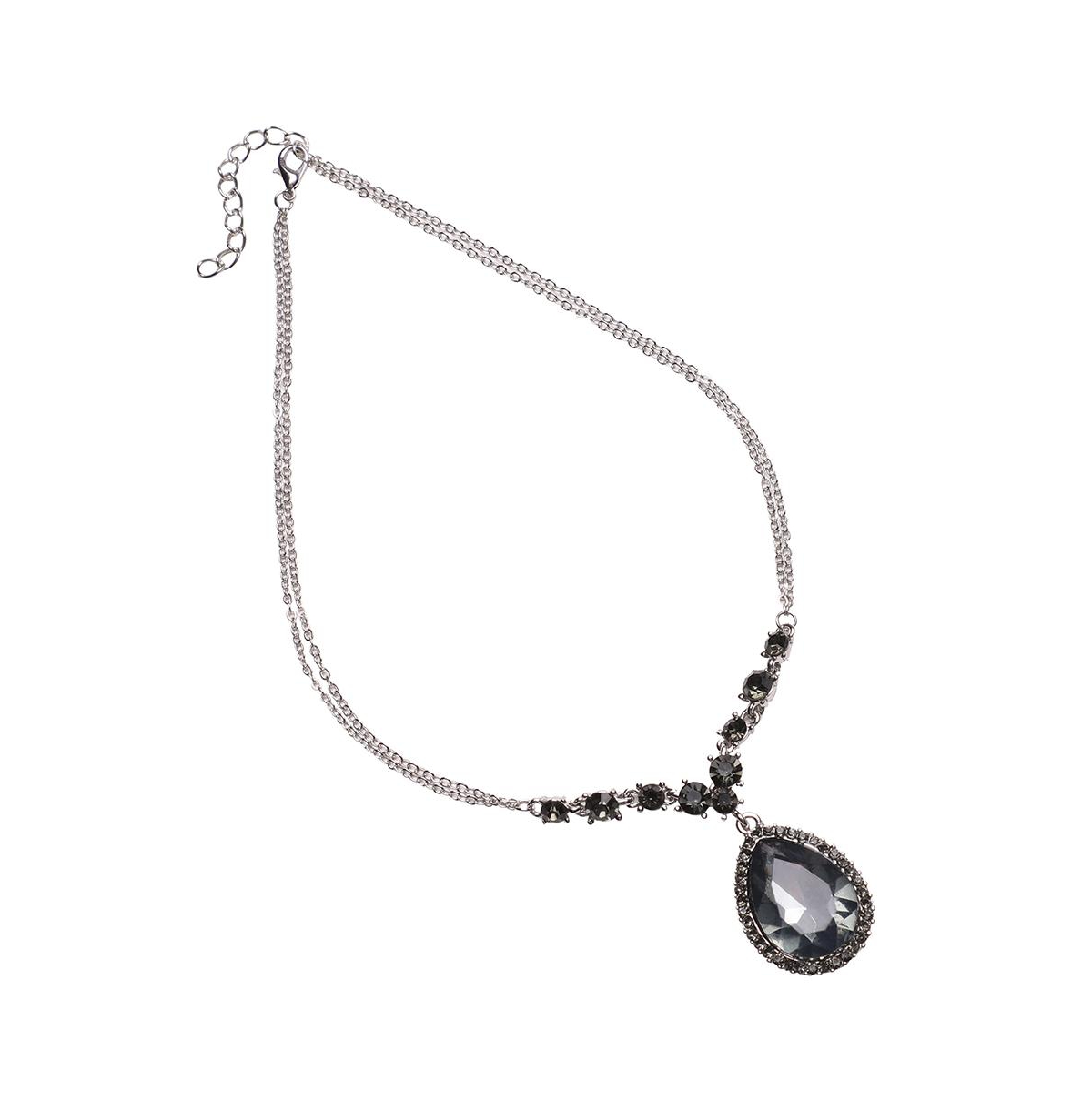 Click here for Sohi Womens Galaxy Marvel Collar Necklace - Grey prices