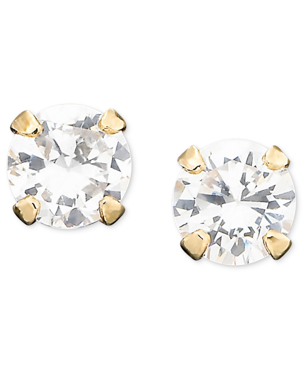 Click here for Childrens 14k Gold Cubic Zirconia Stud prices
