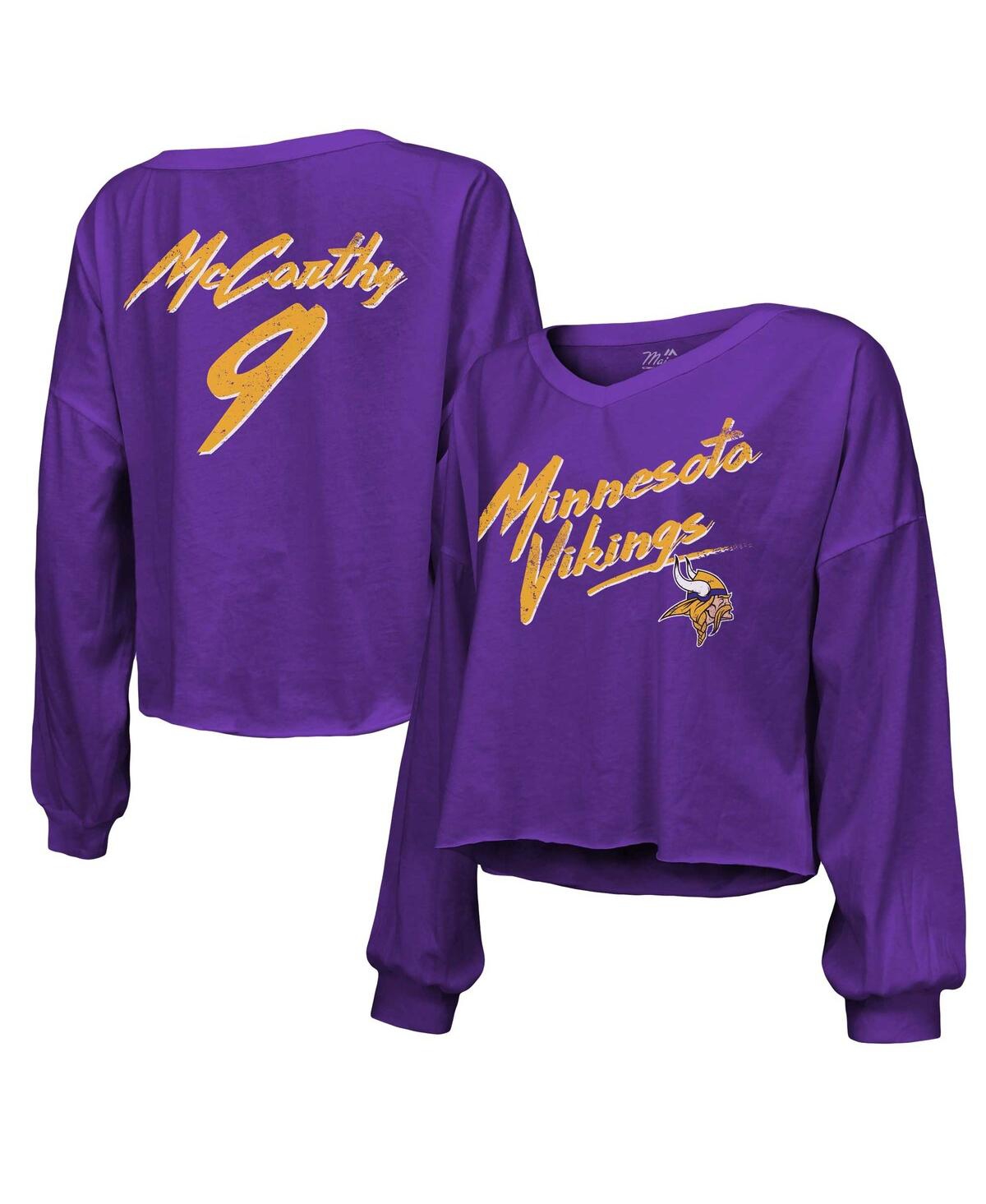 Click here for Majestic Womens J.j. McCarthy Purple Minnesota Vik... prices