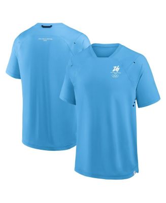 Fanatics Men's Blue Milano Cortina 2026 Winter Olympics Tech Raglan T ...