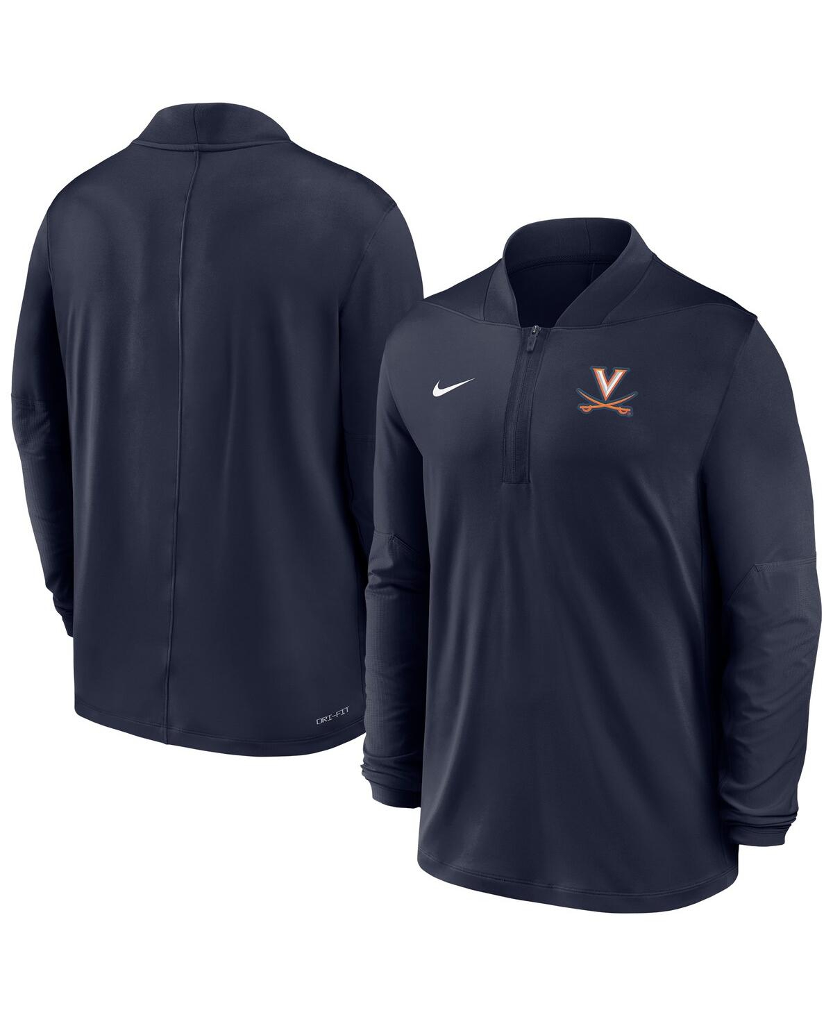 Click here for Nike Mens Navy Virginia Cavaliers Dri-fit Half-Zip... prices